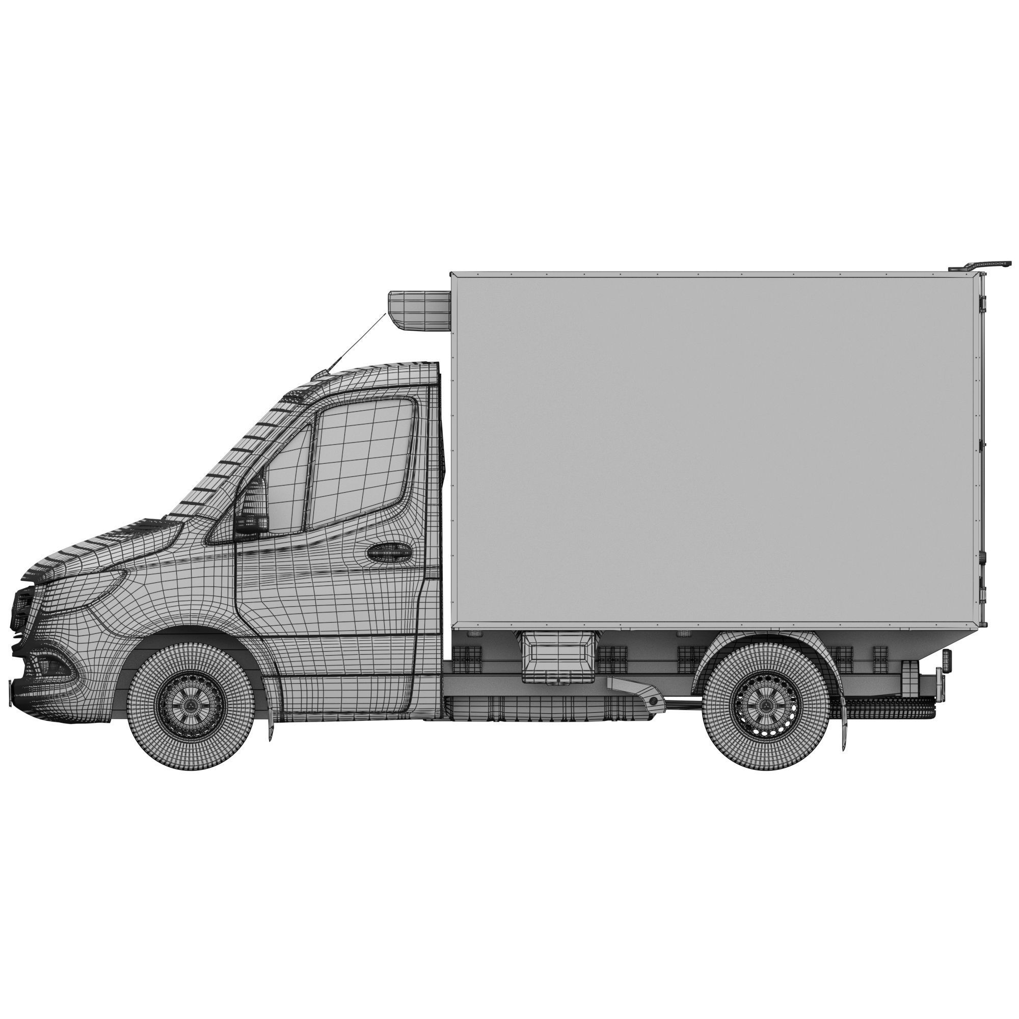 Mercedes-Benz Sprinter REF L1 3D model | CGTrader