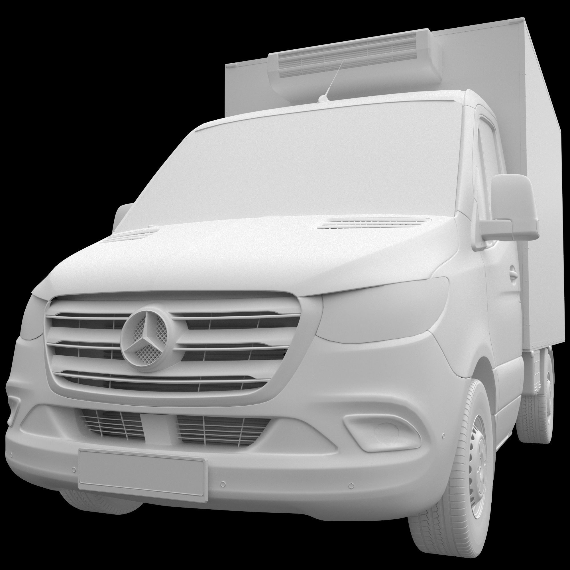 Mercedes-Benz Sprinter REF L1 3D model | CGTrader