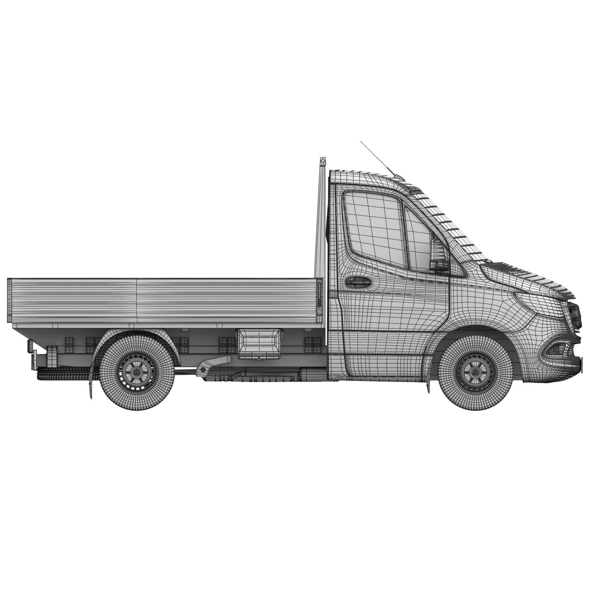 Mercedes-Benz Sprinter Chassis Cab L1 3D model | CGTrader