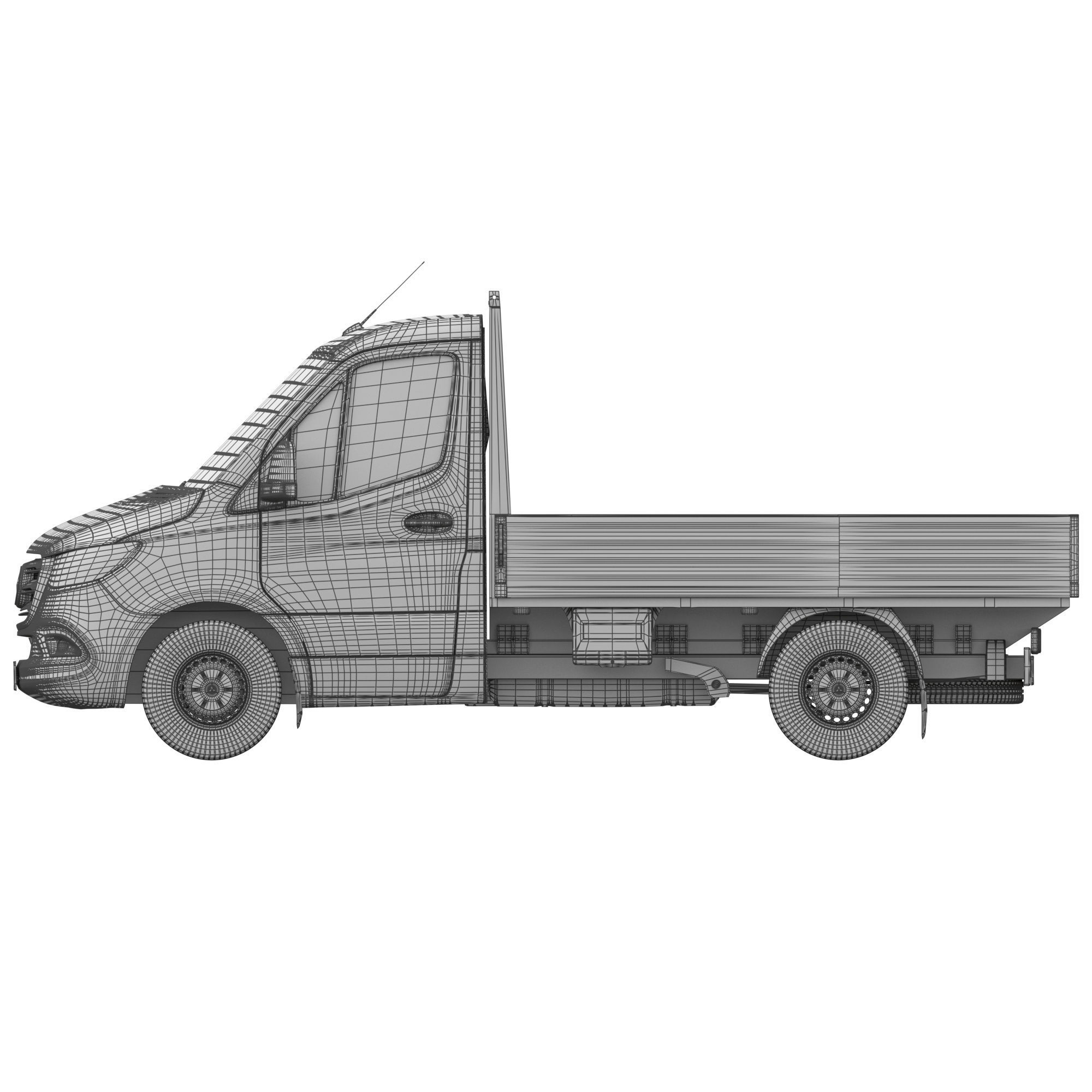 Mercedes-Benz Sprinter Chassis Cab L1 3D model | CGTrader