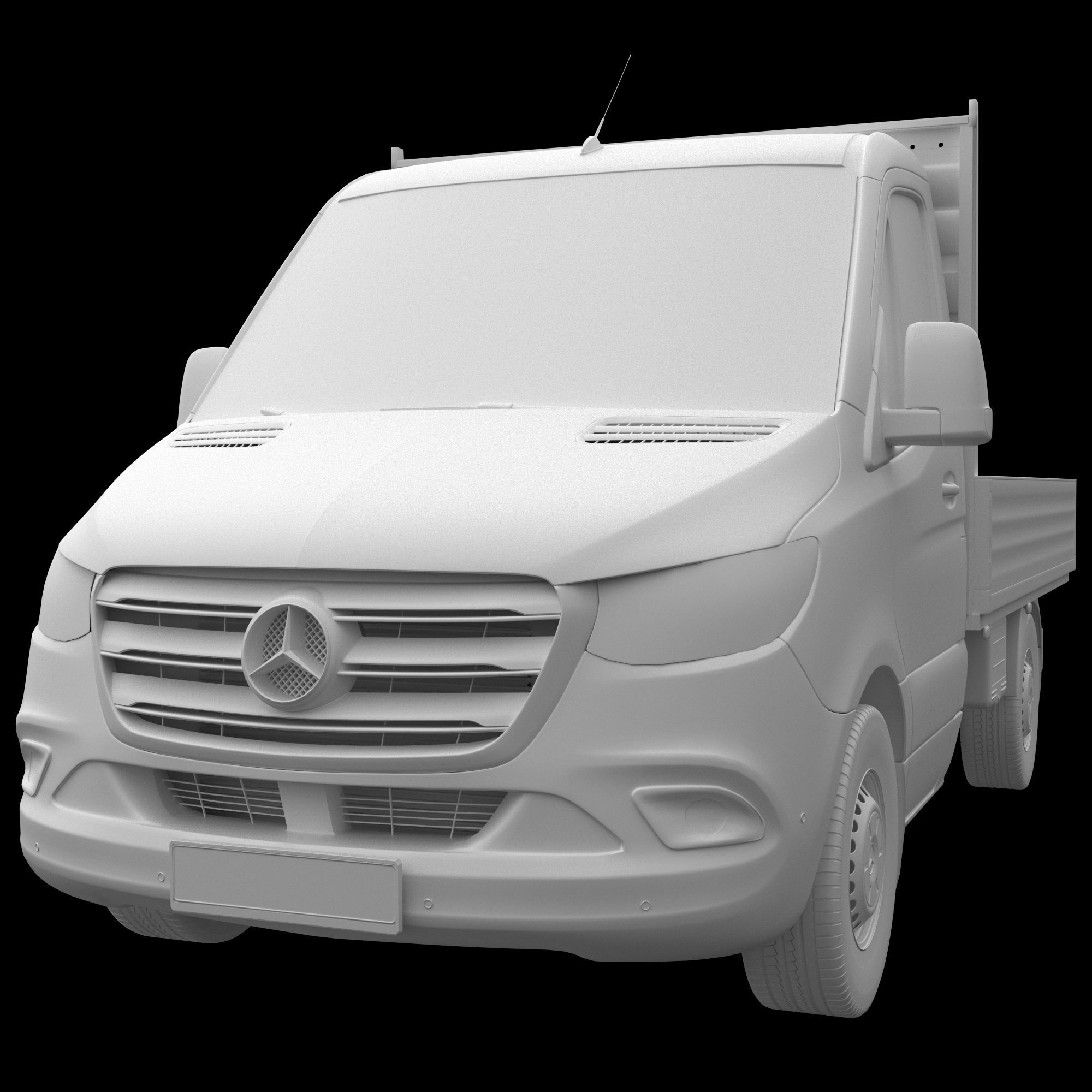 Mercedes-Benz Sprinter Chassis Cab L1 3D model | CGTrader