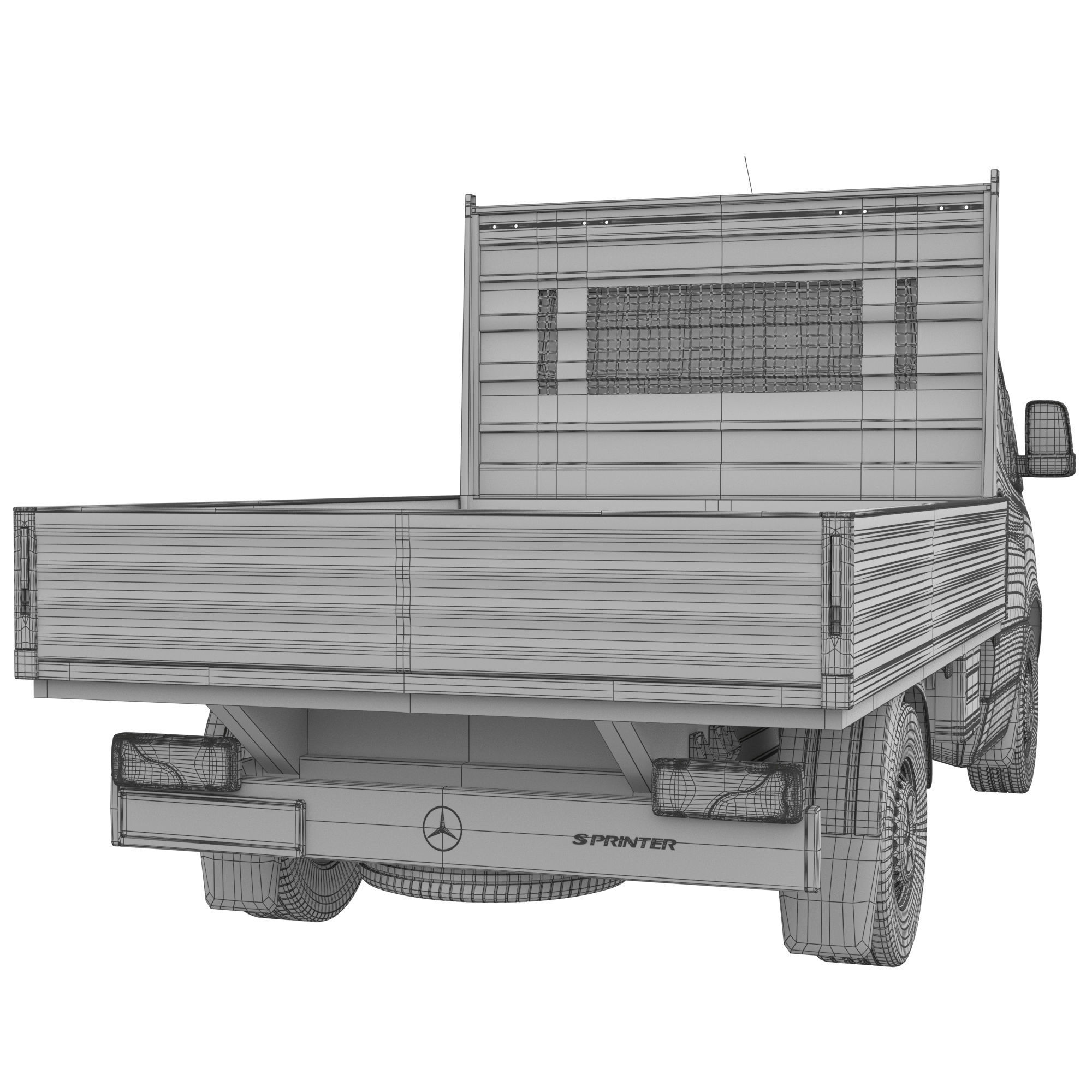 Mercedes-Benz Sprinter Chassis Cab L1 3D model | CGTrader