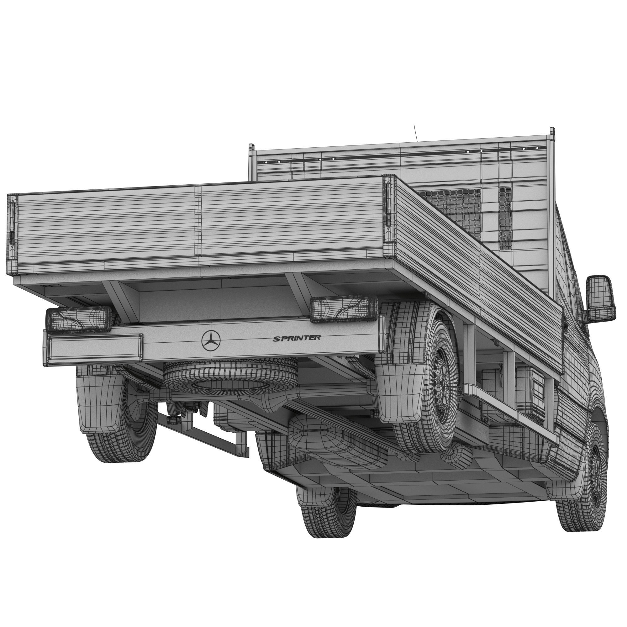 Mercedes-Benz Sprinter Chassis Cab L3 3D model | CGTrader