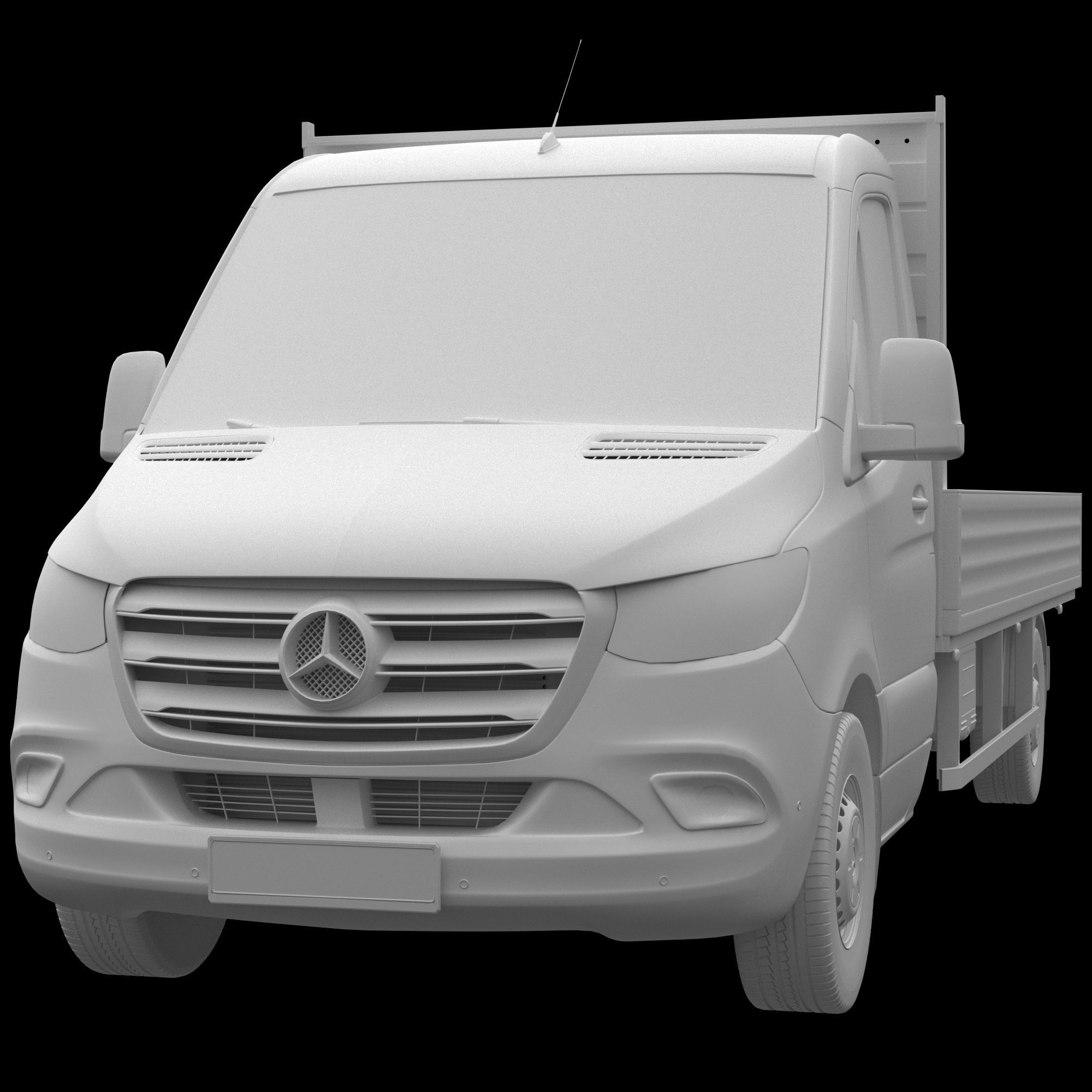 Mercedes-Benz Sprinter Chassis Cab L3 3D model | CGTrader