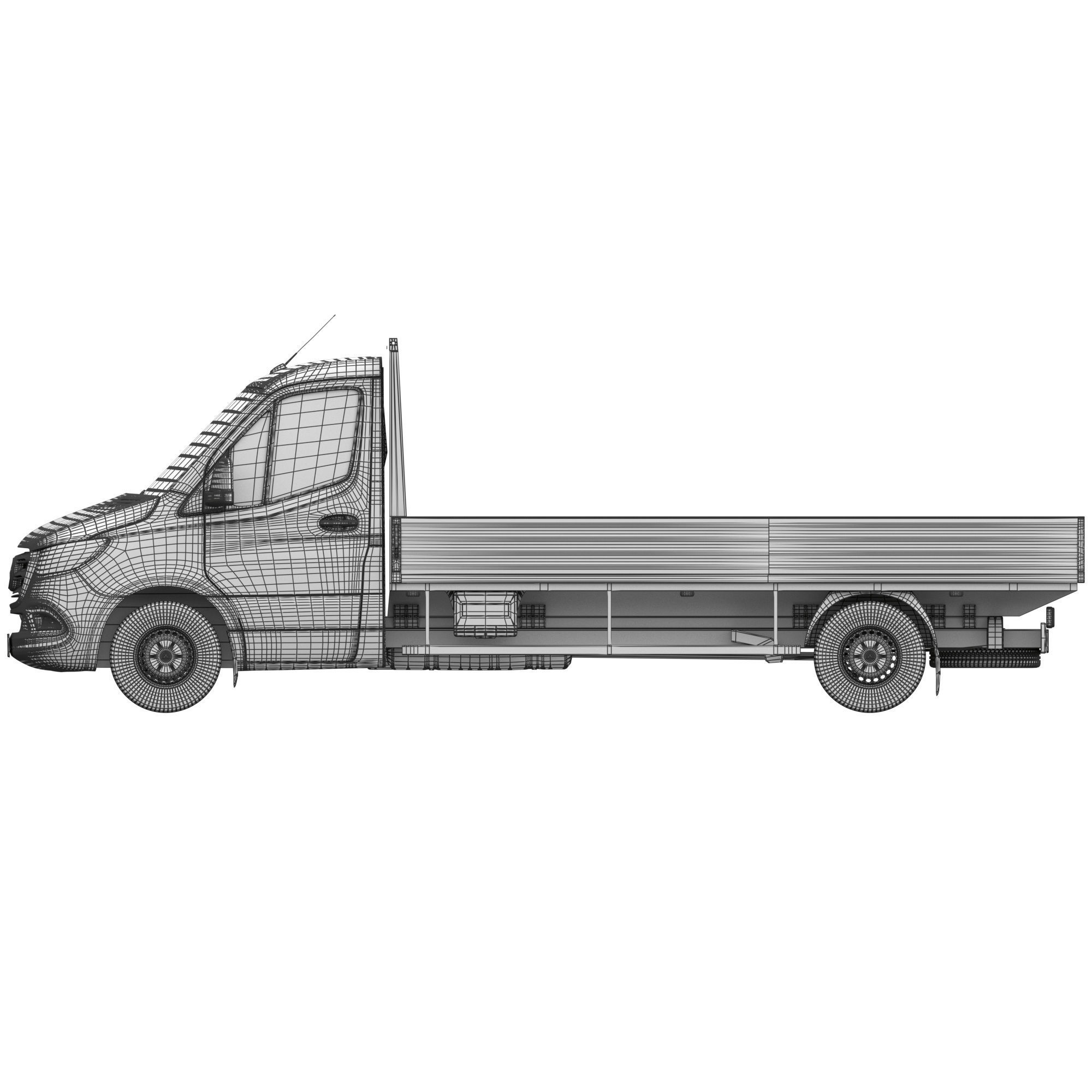 Mercedes-Benz Sprinter Chassis Cab L3 3D model | CGTrader