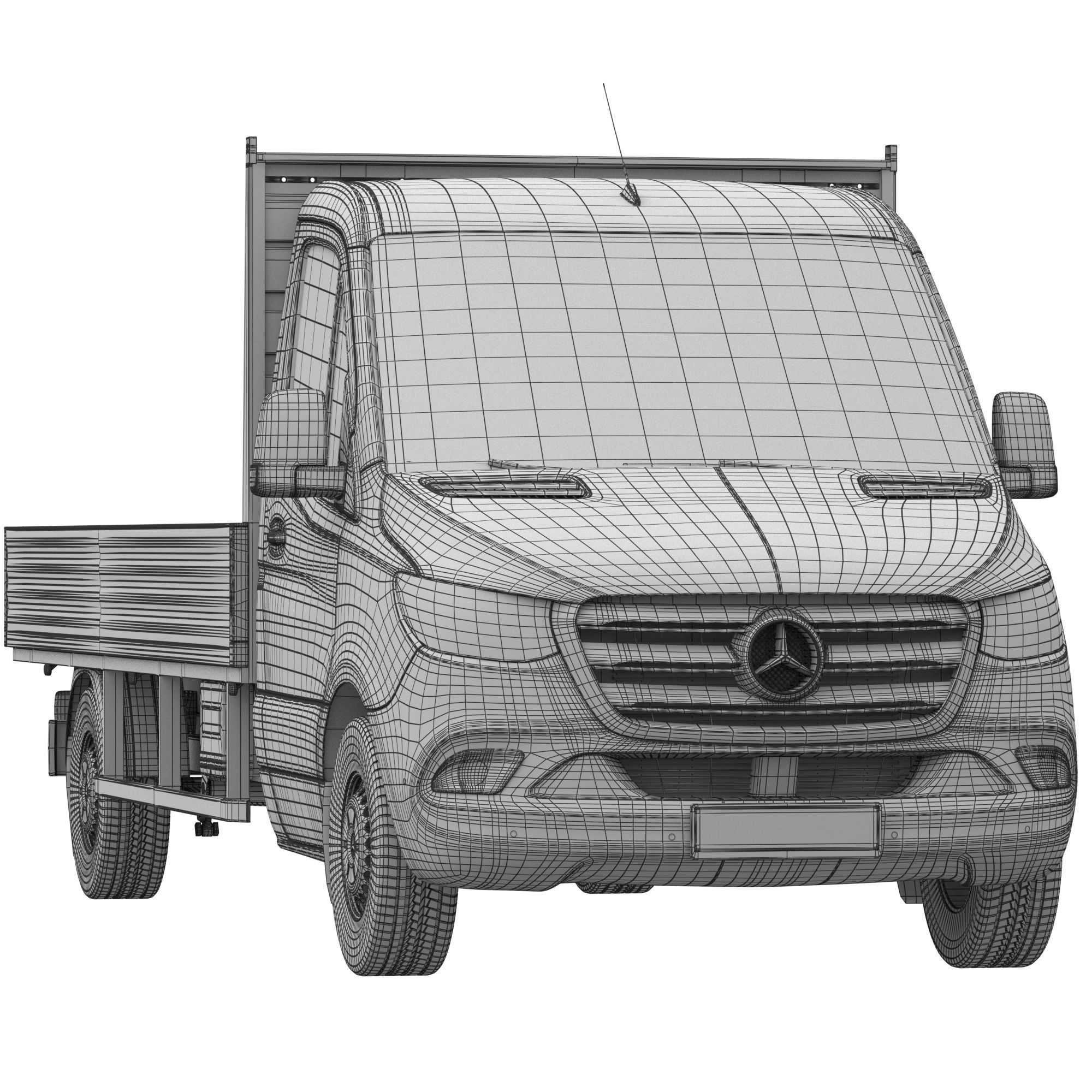 Mercedes-Benz Sprinter Chassis Cab L3 3D model | CGTrader