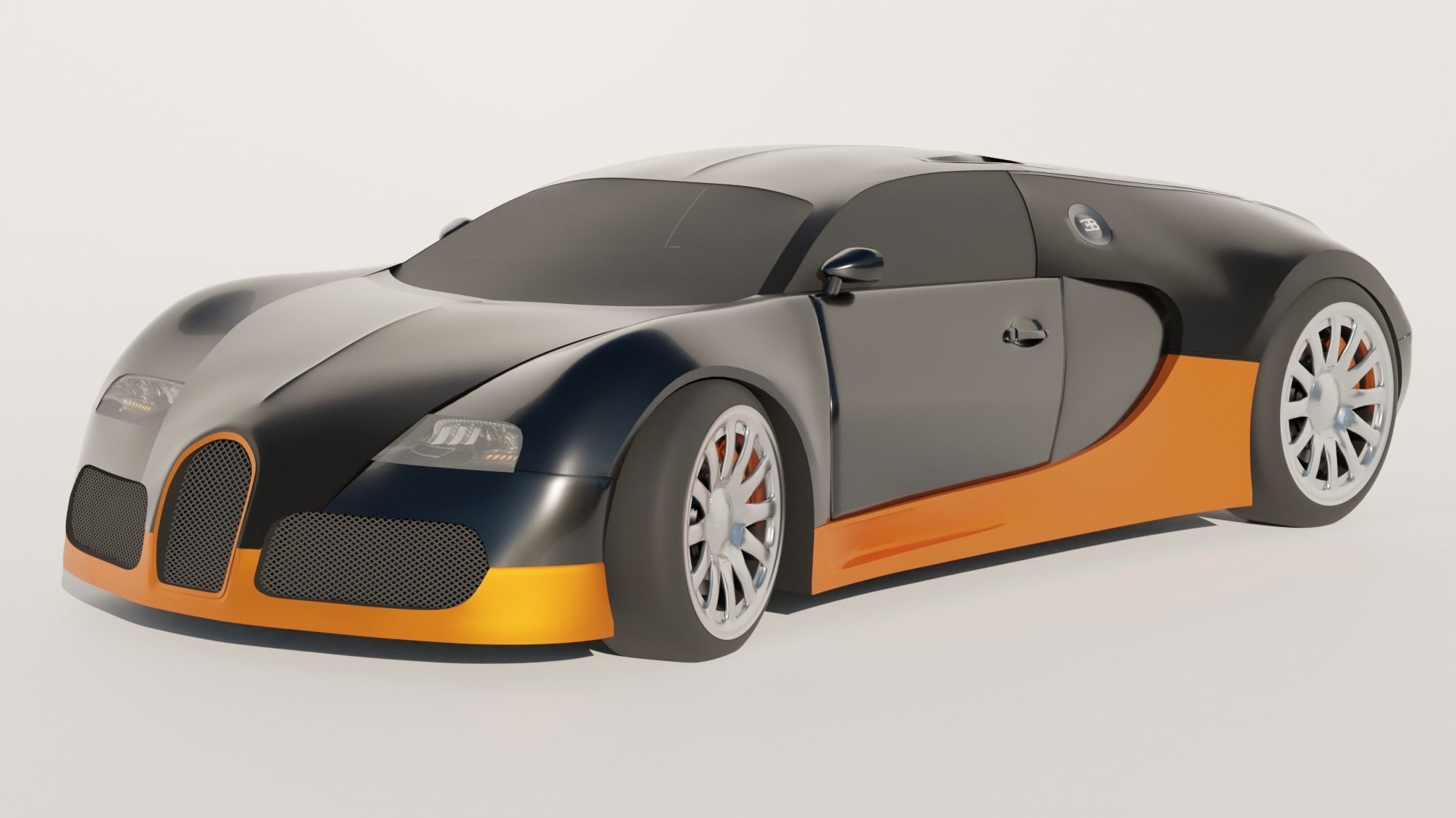 3D model 4 models bugatti VR / AR / low-poly | CGTrader