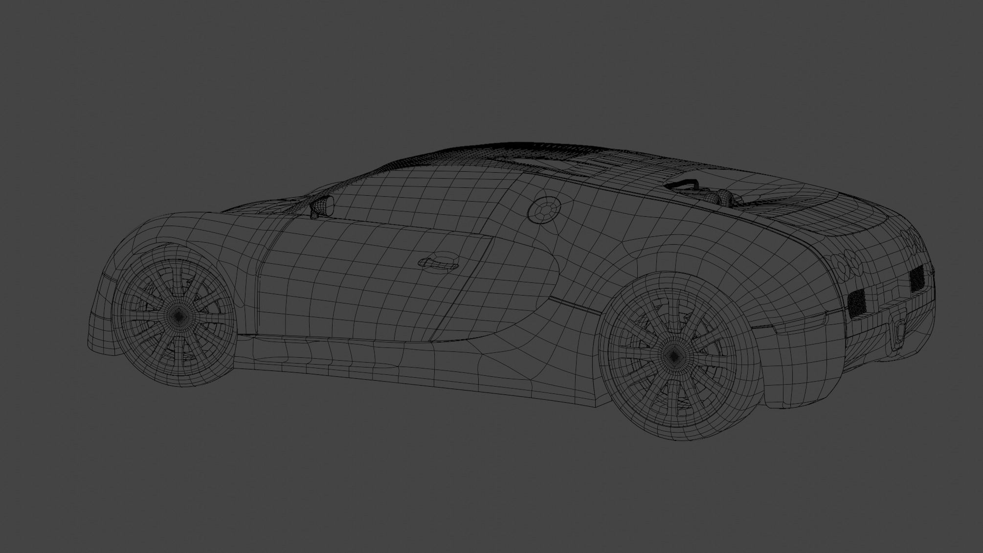 3D model 4 models bugatti VR / AR / low-poly | CGTrader