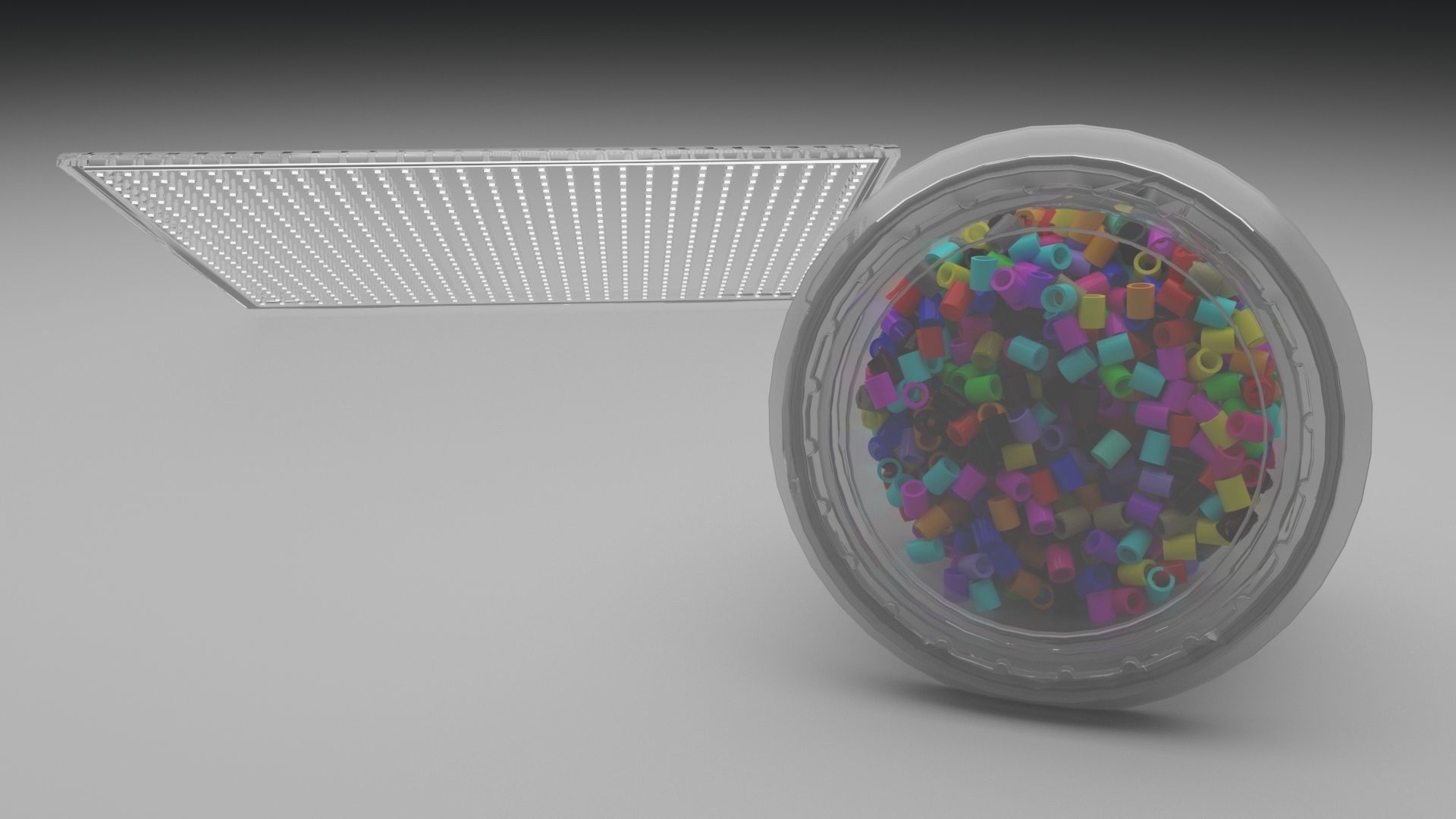 Hama Beads 3D model | CGTrader