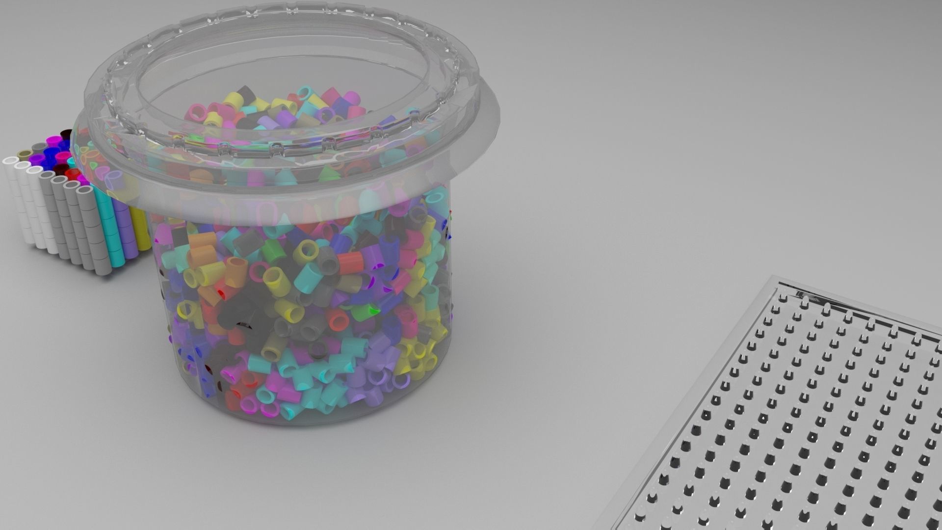 Hama Beads 3D model | CGTrader