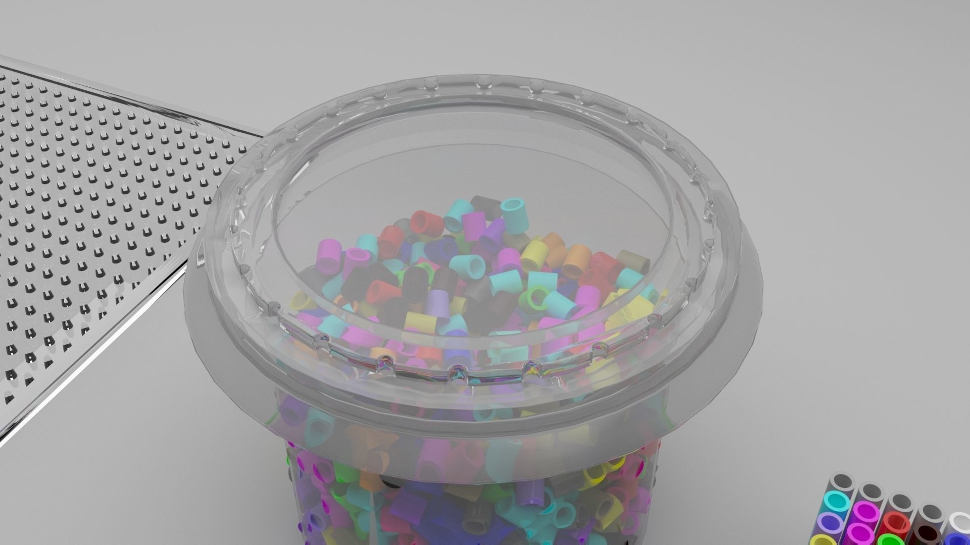 Hama Beads 3D model | CGTrader