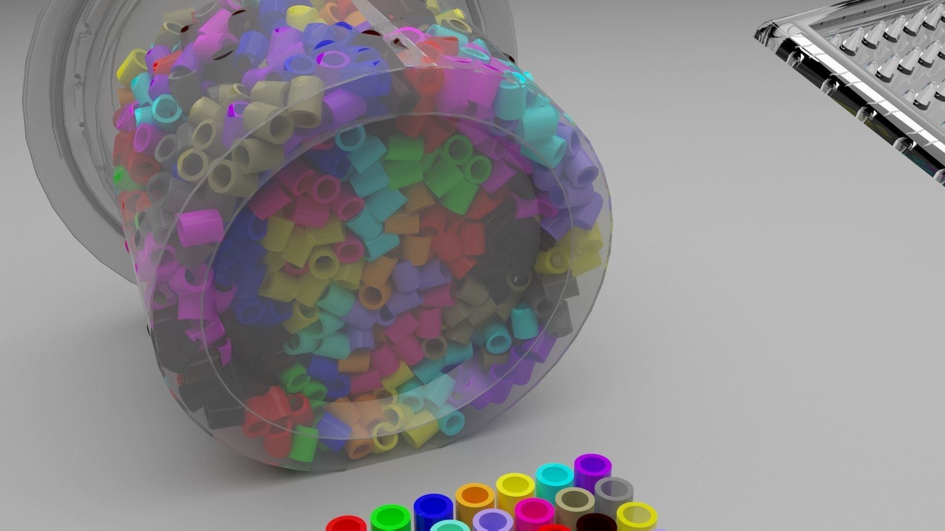 Hama Beads 3D model | CGTrader