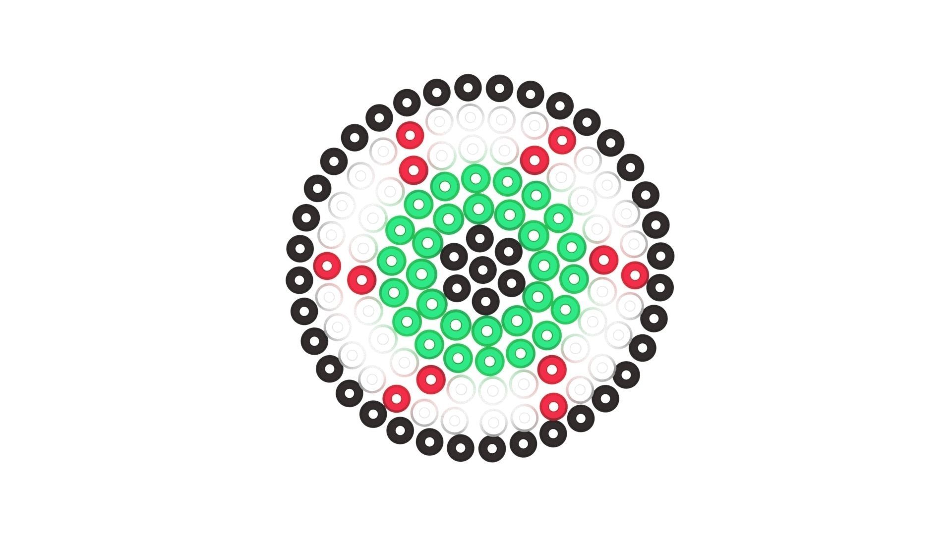 Hama Beads Crafts 3D model | CGTrader