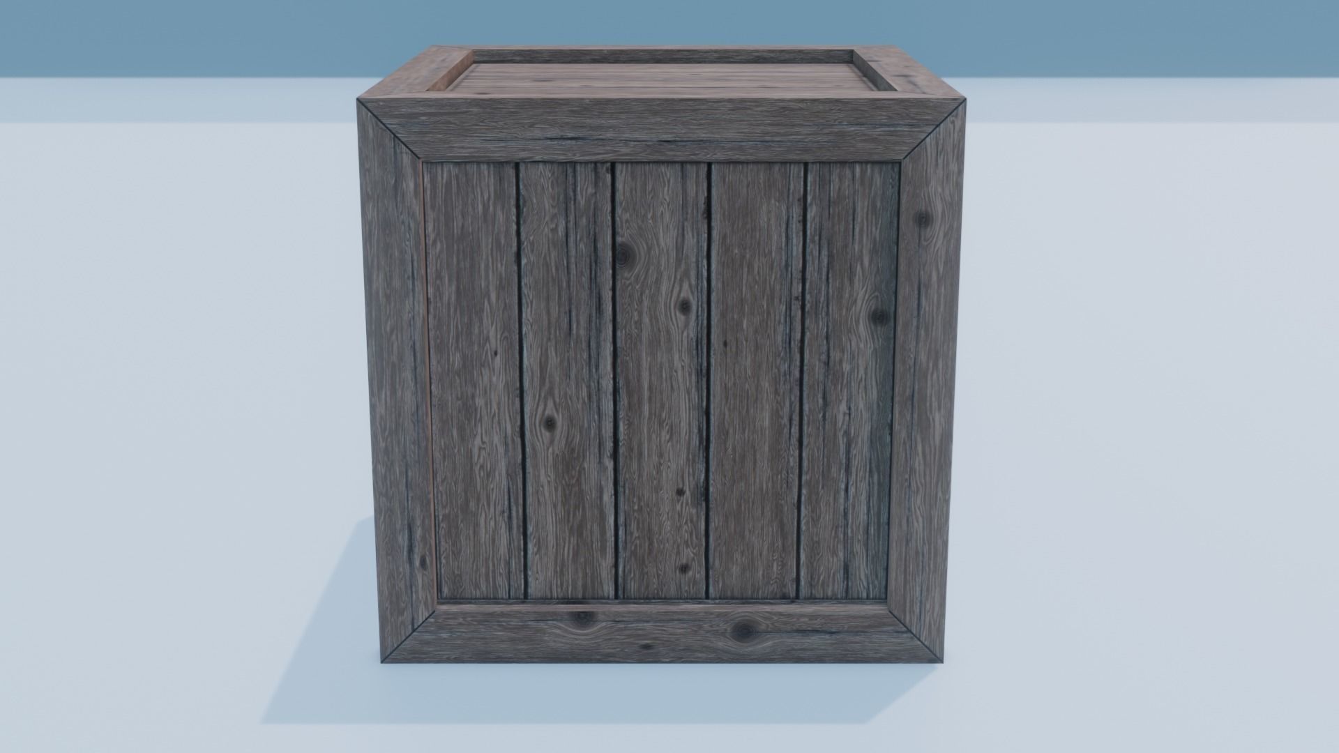 Wooden Box Crate free 3D model | CGTrader