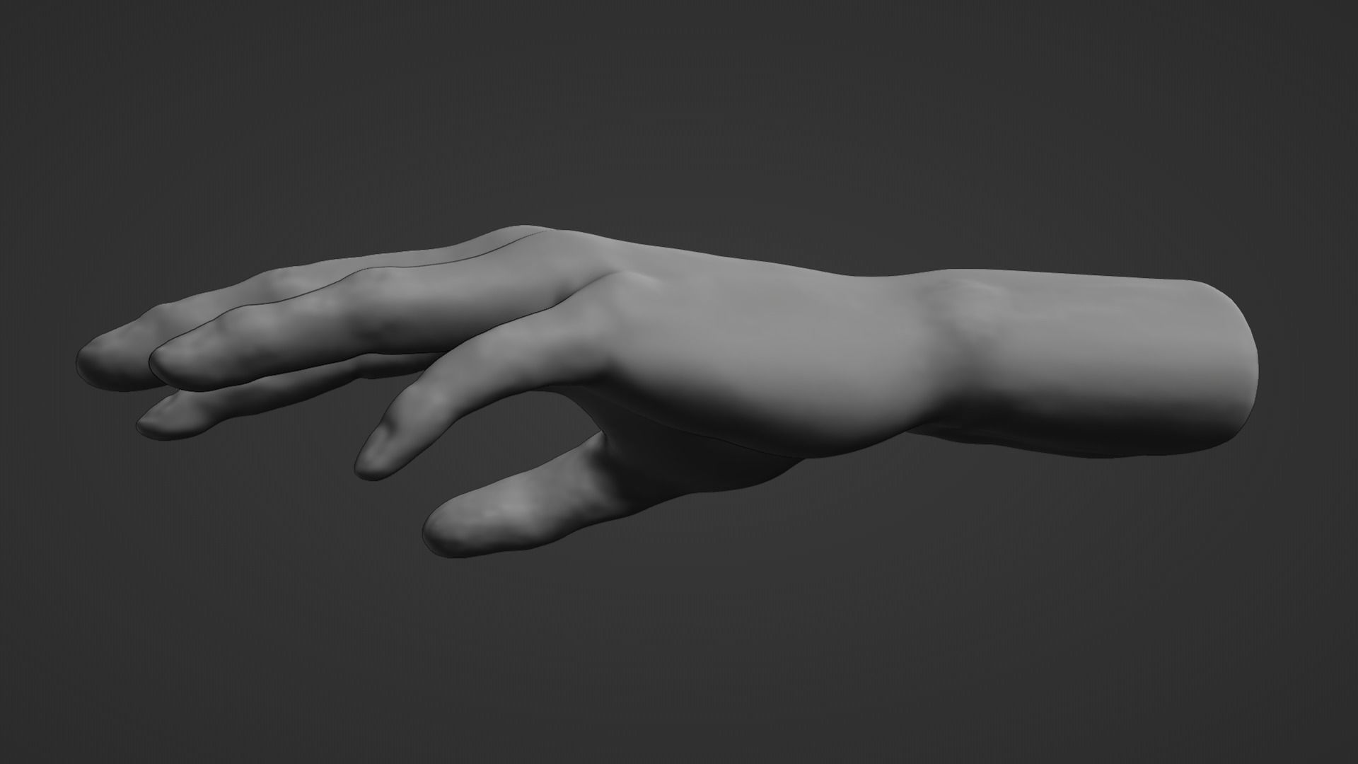 Male Left Hand 3D model | CGTrader