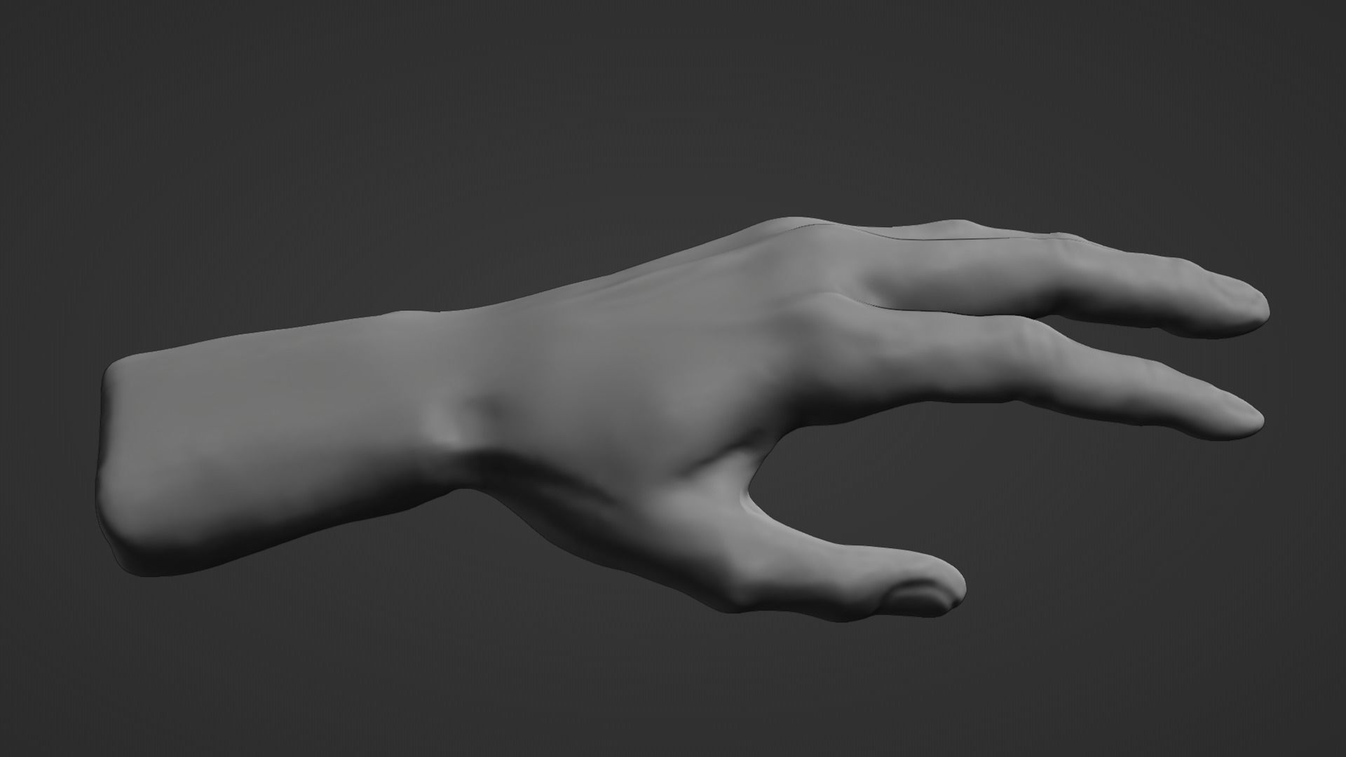 Male Left Hand 3D model | CGTrader
