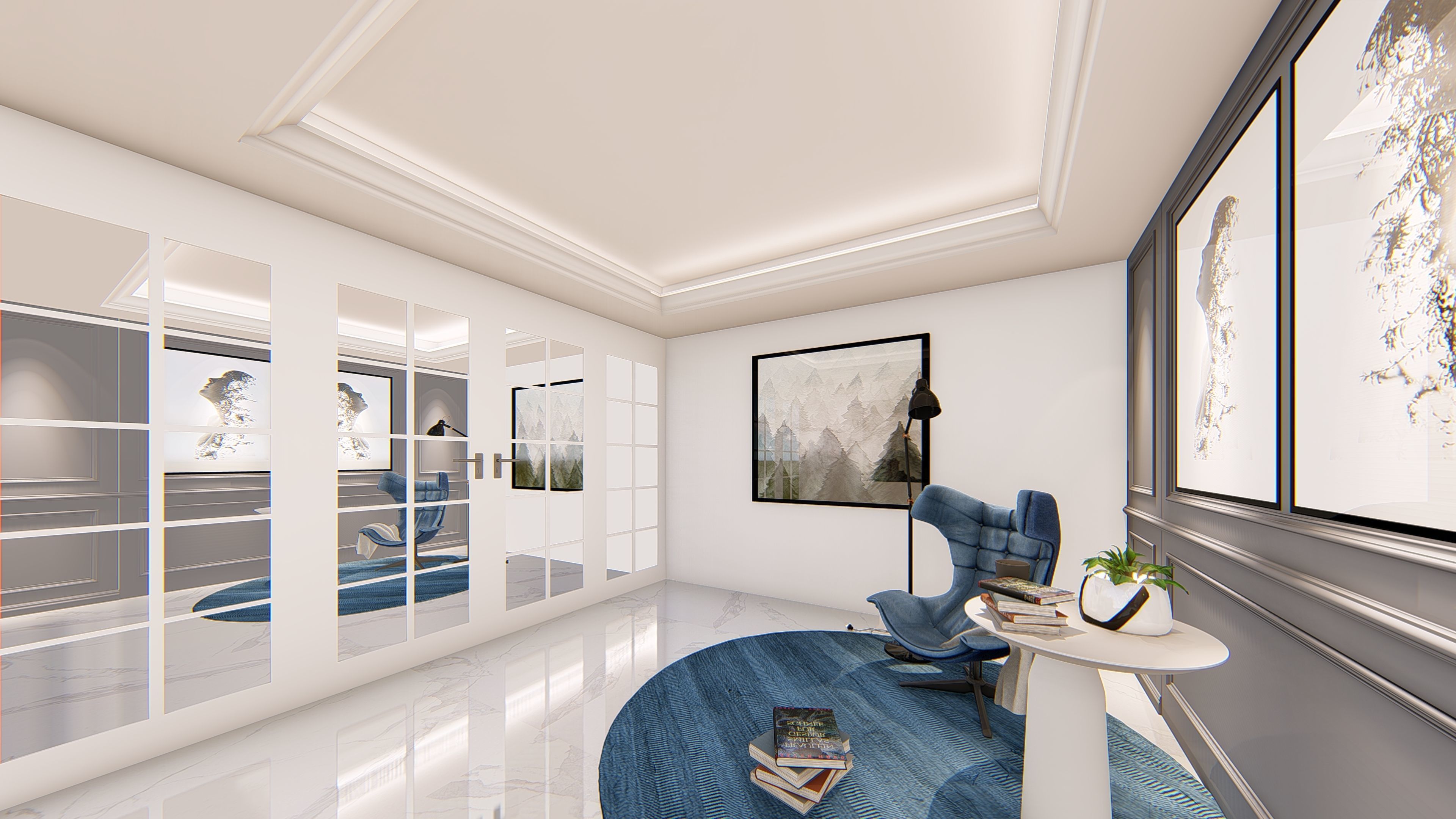 LIVING ROOM CORNER 3D model | CGTrader