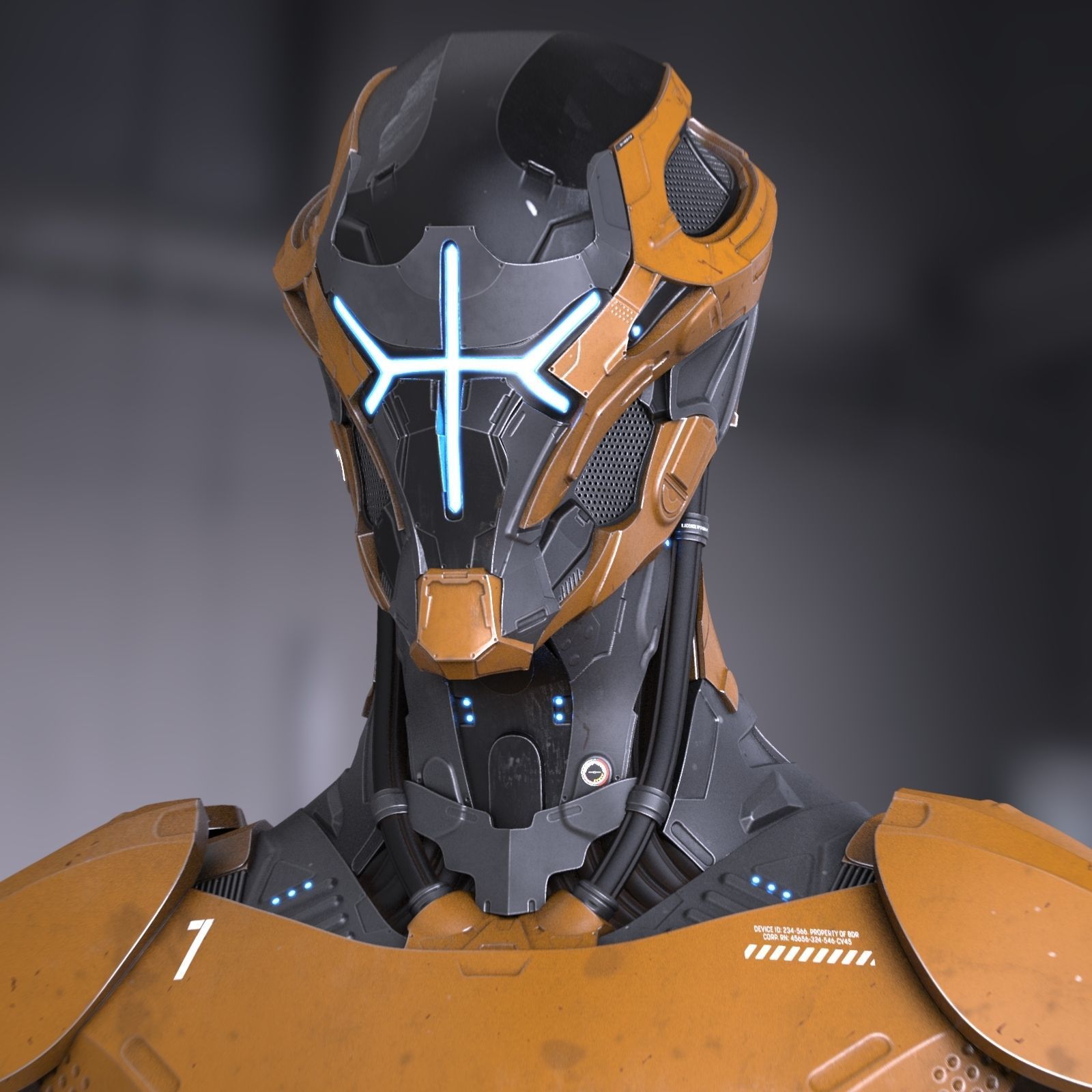 Robot 3D model 3D printable | CGTrader