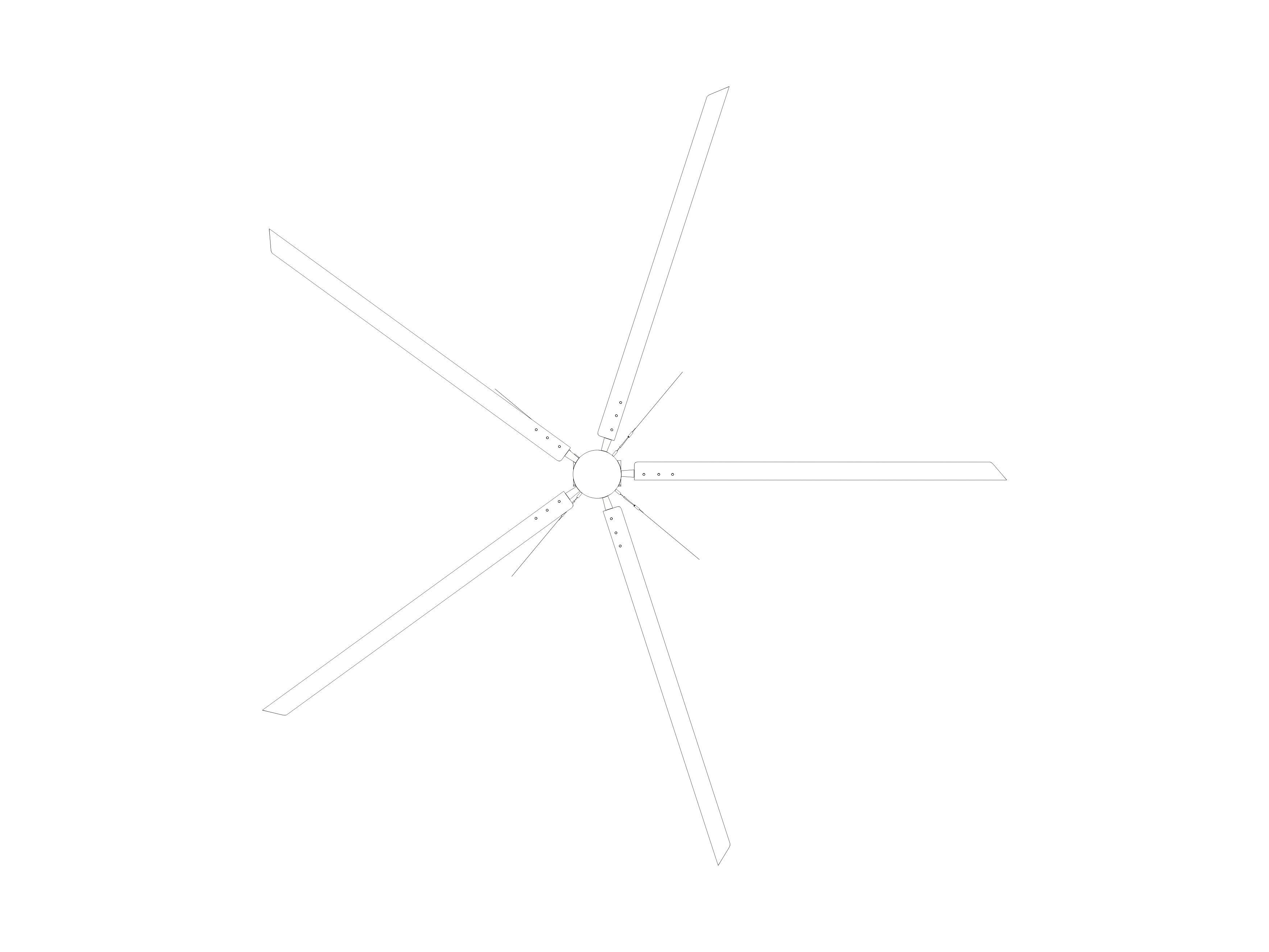 Ceiling Fan - TITAN HVLS FAN 3D model rigged | CGTrader