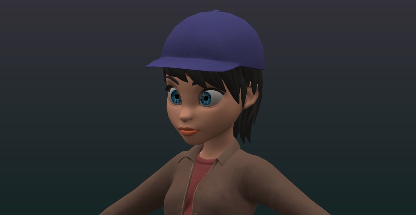 charming deva free VR / AR / low-poly 3D model | CGTrader