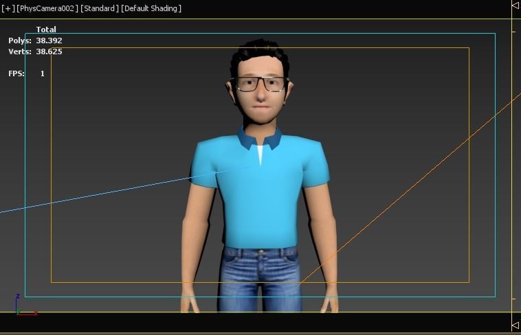 SIMPLE CARTOON MAN 3D model | CGTrader