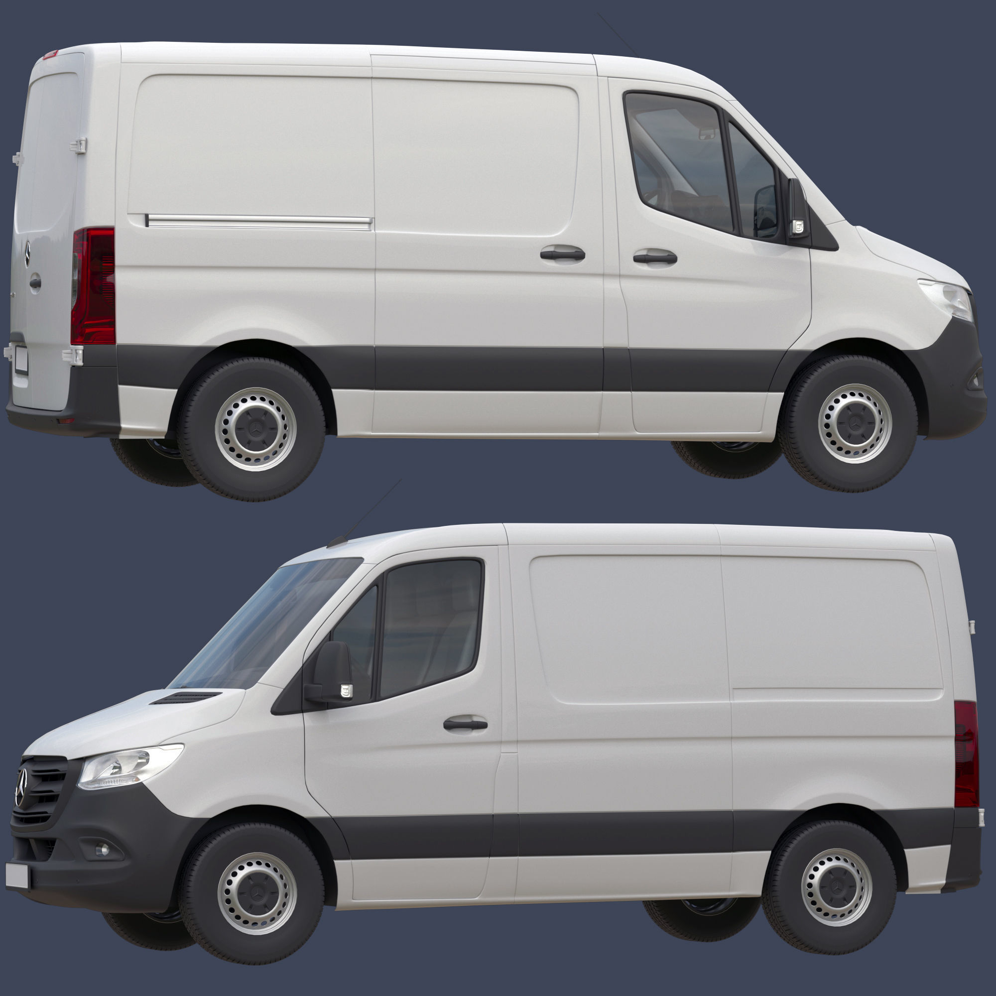Mercedes-Benz Sprinter L1H1 Van 3D model | CGTrader
