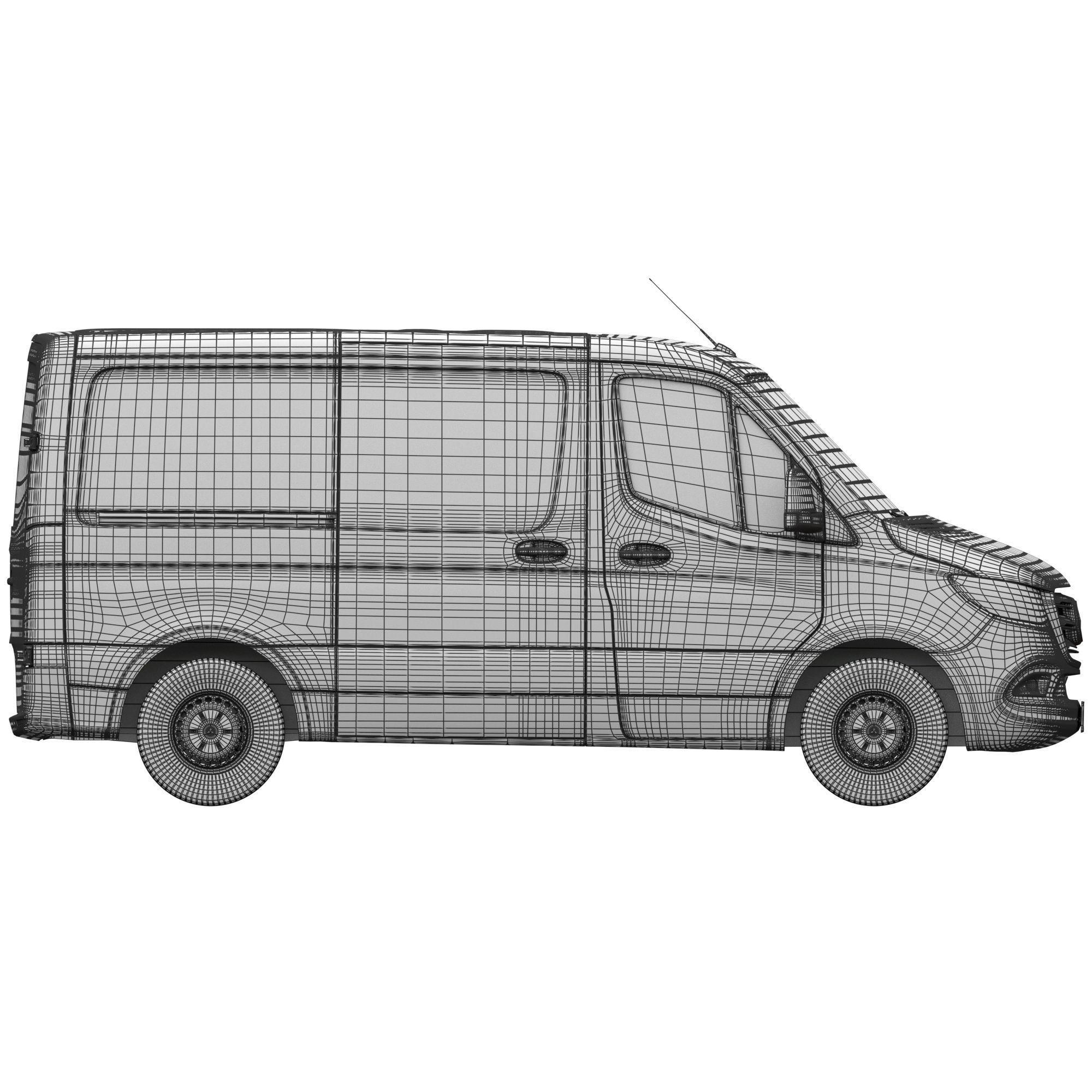 Mercedes-Benz Sprinter L1H1 Van 3D model | CGTrader