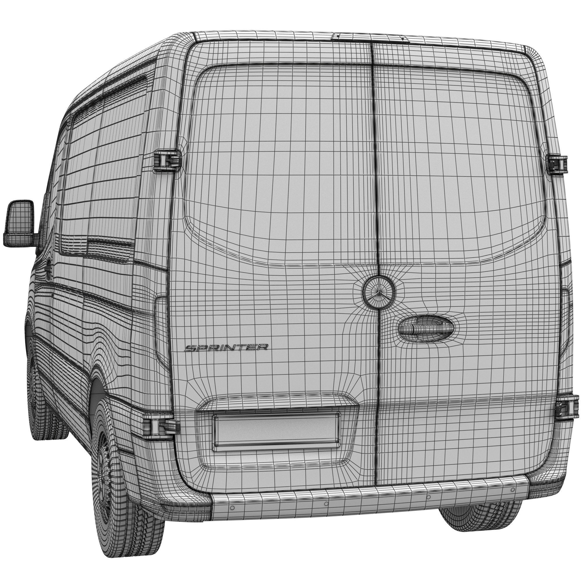 Mercedes-Benz Sprinter L1H1 Van 3D model | CGTrader