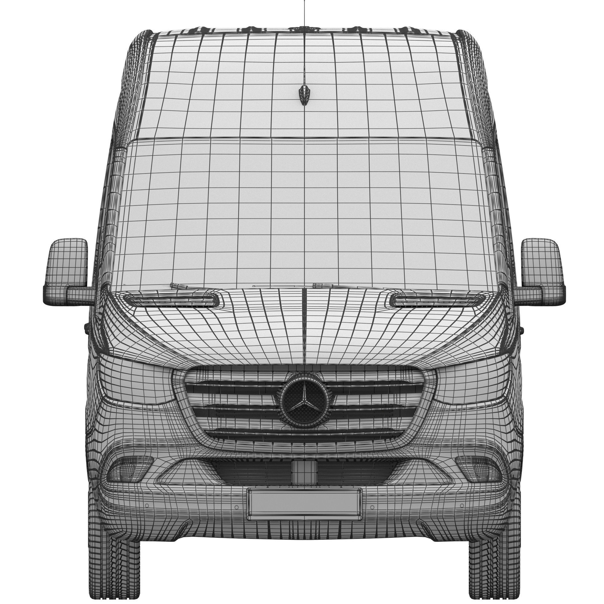 Mercedes-Benz Sprinter L1H2 Van 3D model | CGTrader