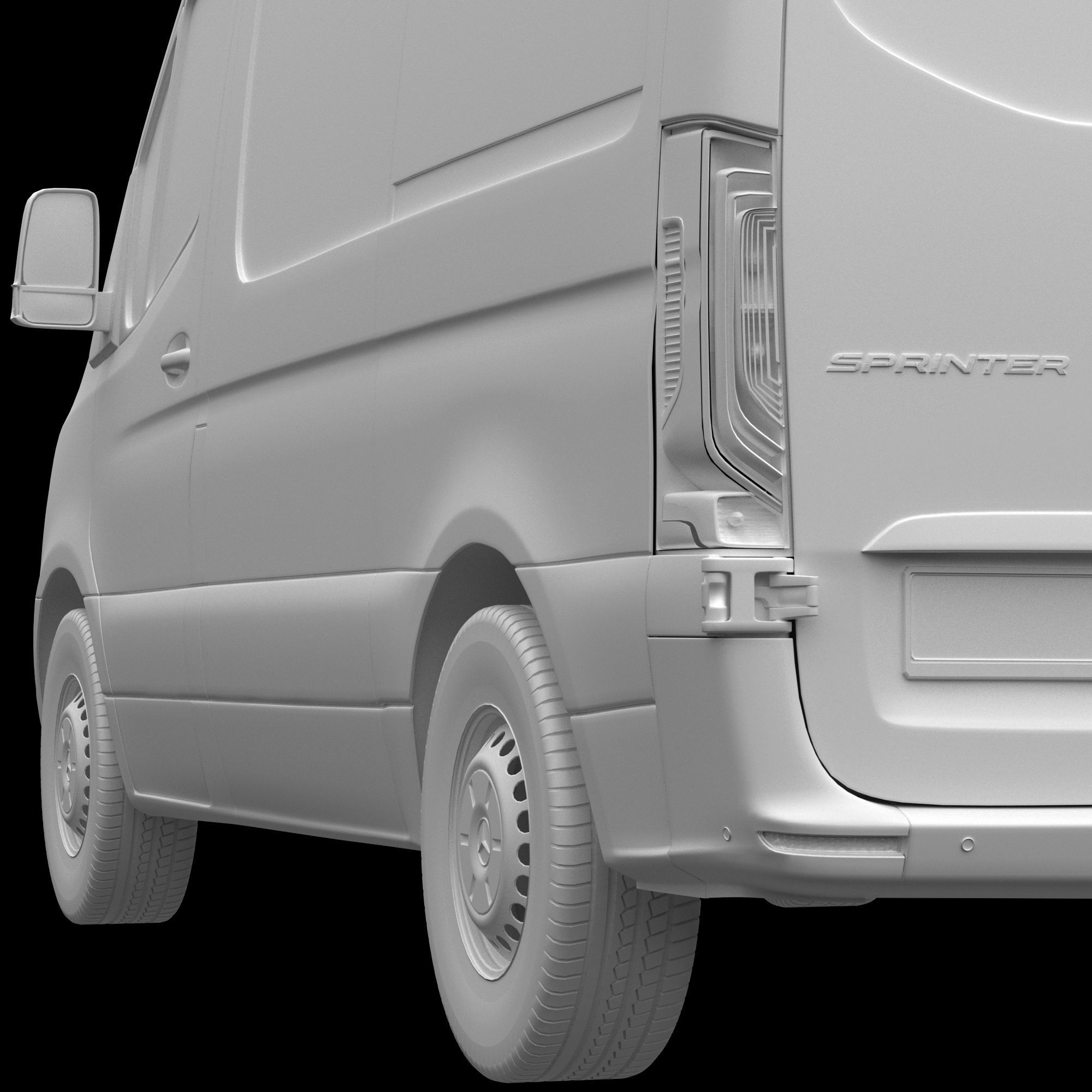 Mercedes-Benz Sprinter L1H2 Van 3D model | CGTrader