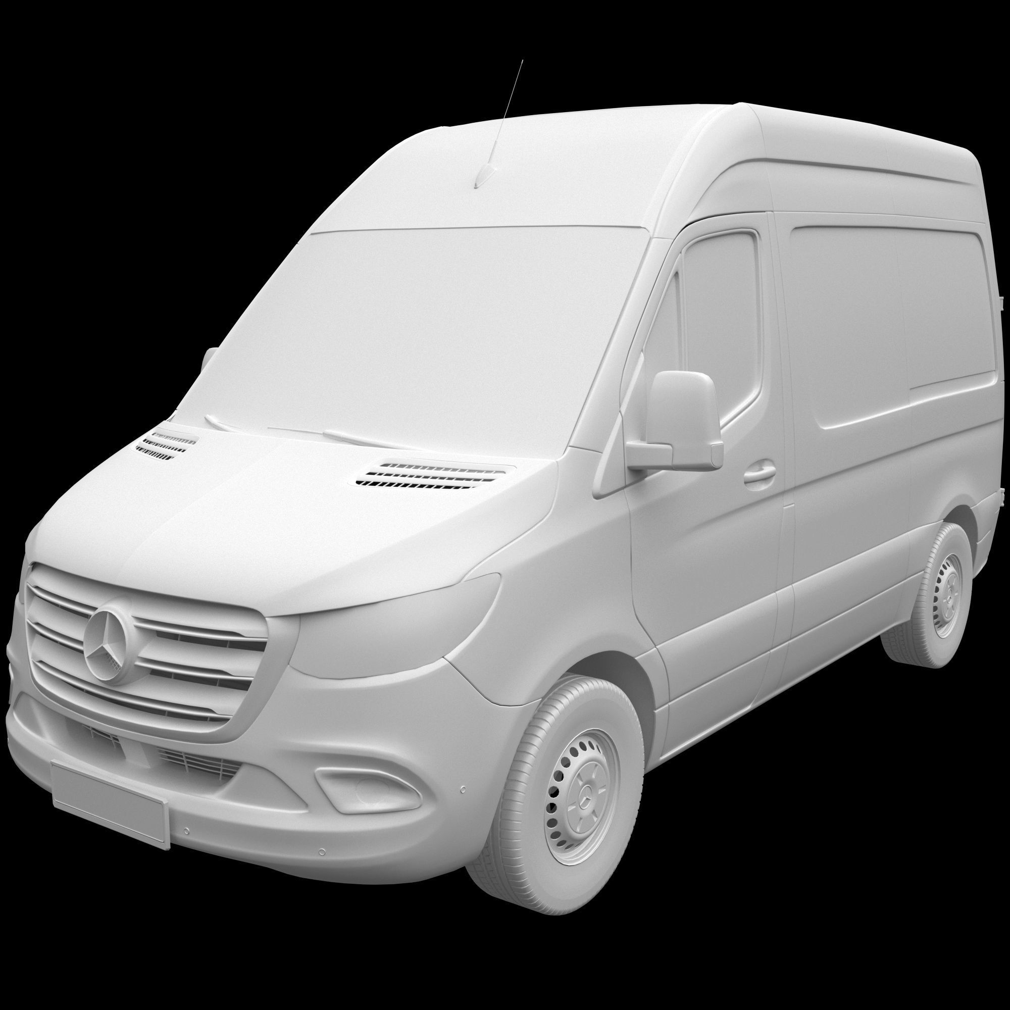 Mercedes-Benz Sprinter L1H2 Van 3D model | CGTrader