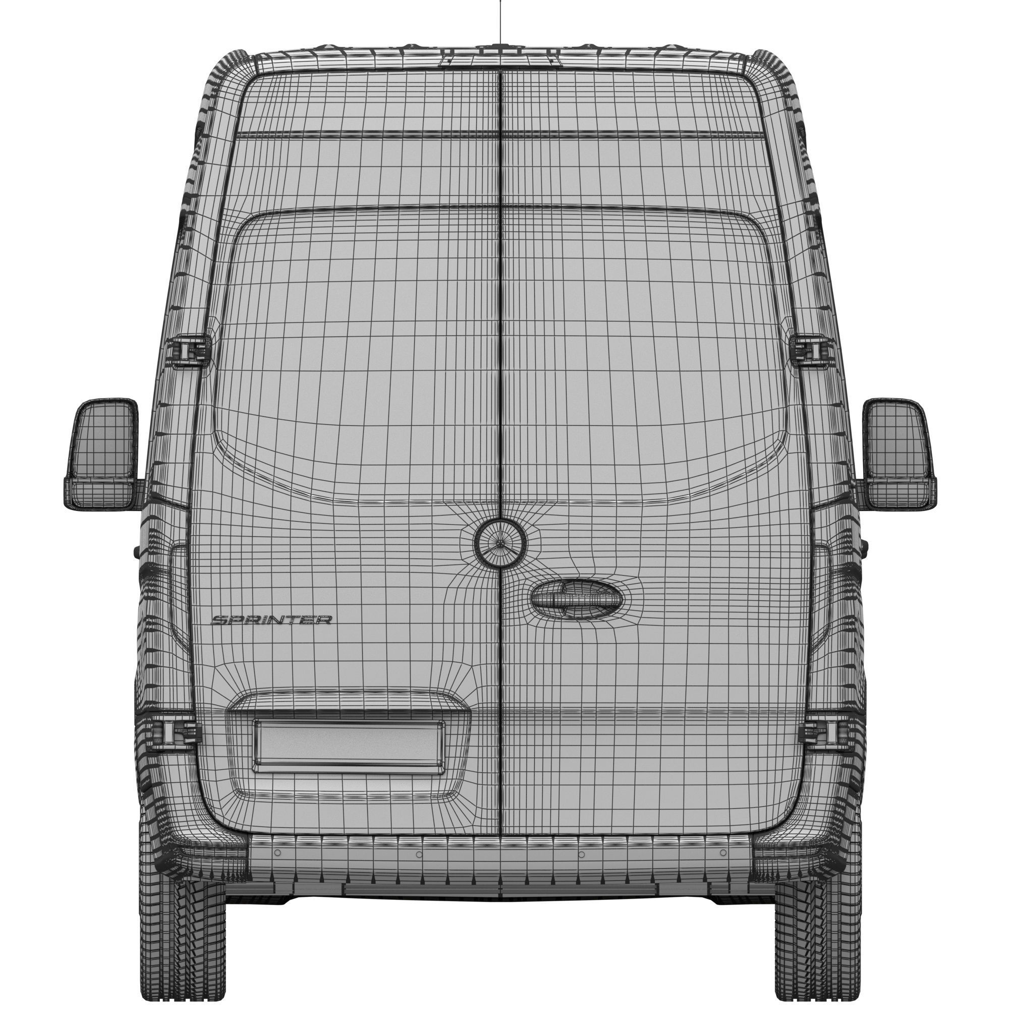 Mercedes-Benz Sprinter L1H2 Van 3D model | CGTrader