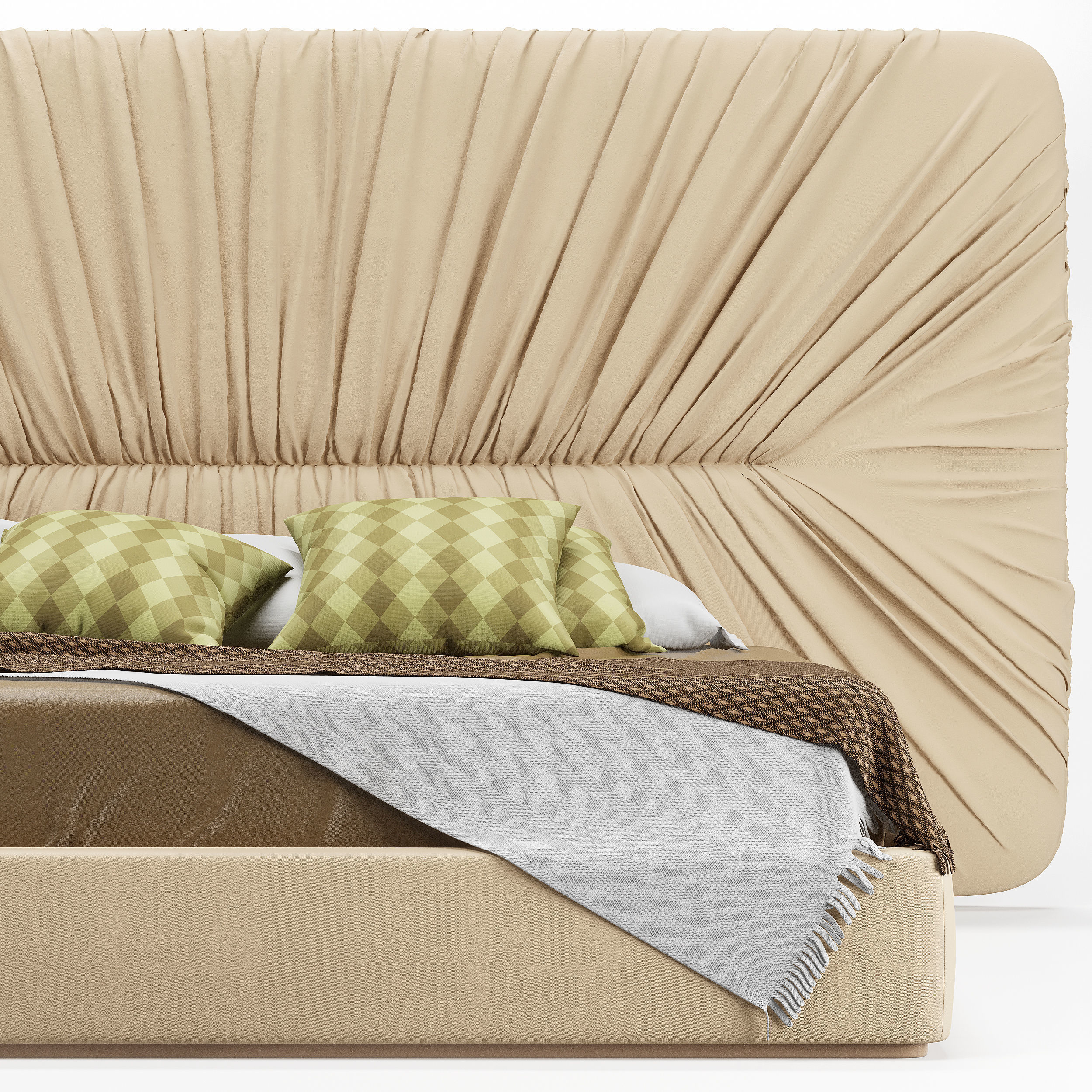 LAURAMERONI DRAPE BED 3D model | CGTrader