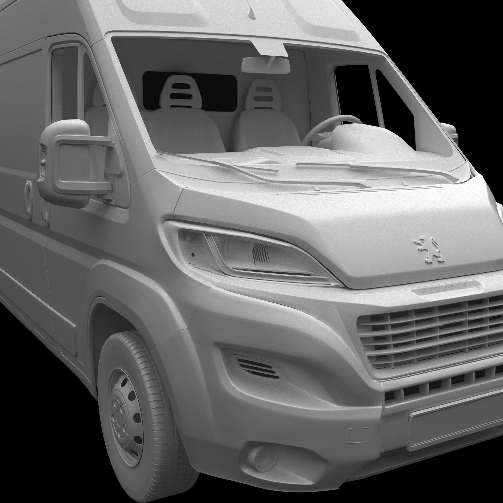 Peugeot Boxer L3H2 Van 3D model | CGTrader