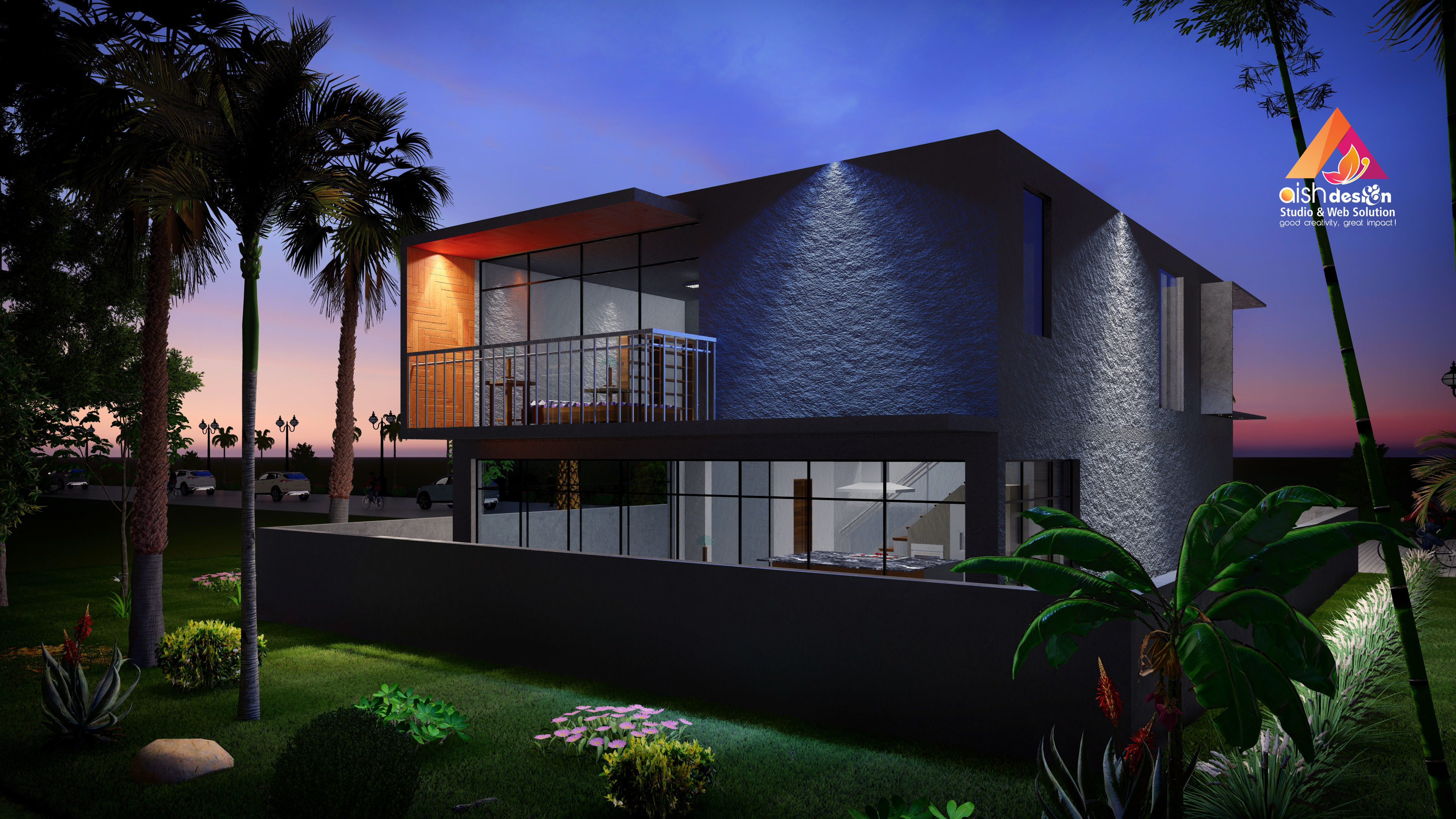 Modern RMDC House Revit Modeling Visualization Walkthrough 3D model ...