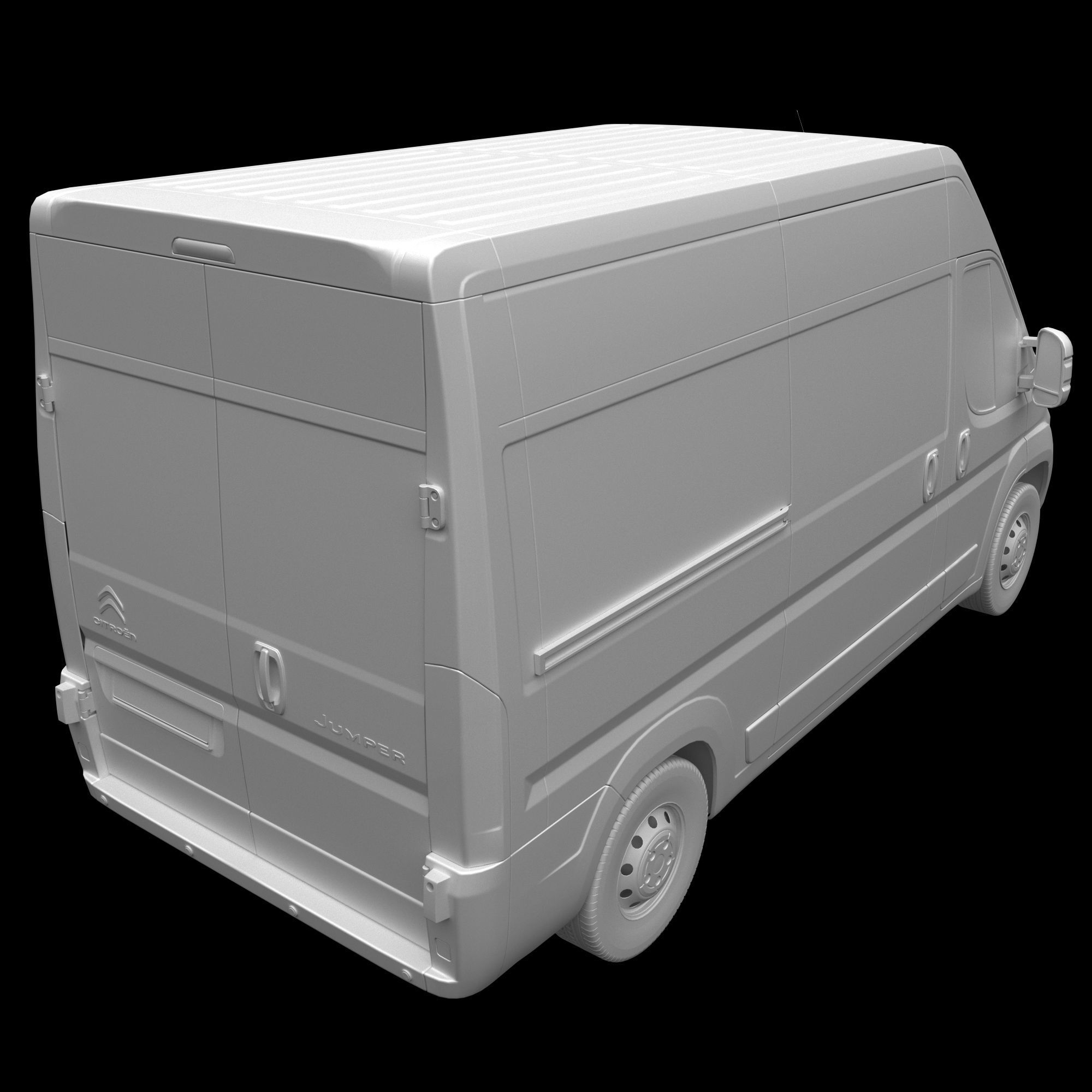 Citroen Jumper L2H2 Van 3D model | CGTrader