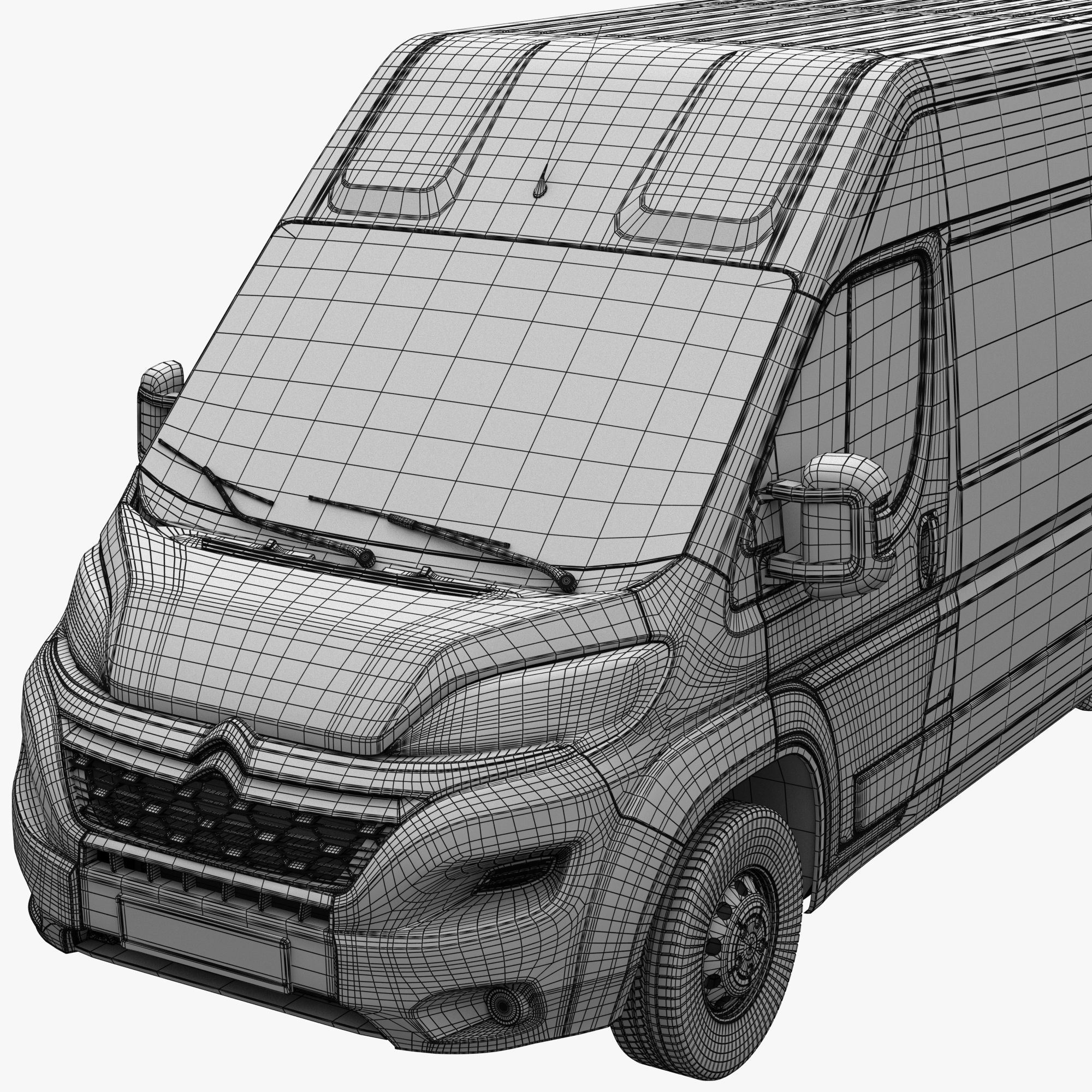 Citroen Jumper L2H2 Van 3D model | CGTrader