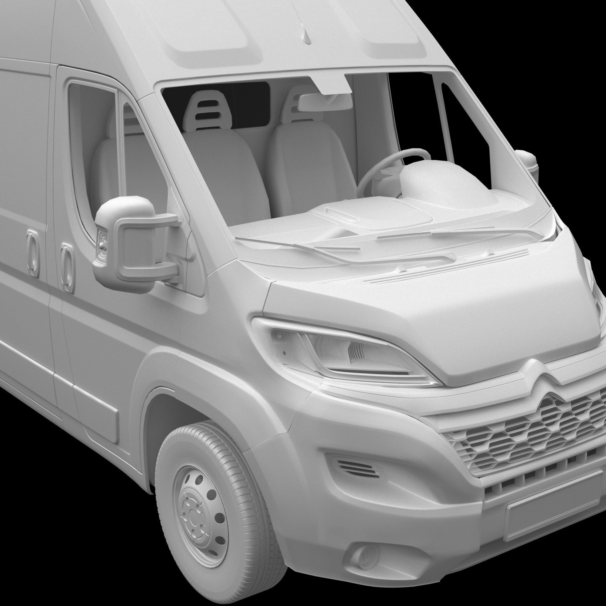 Citroen Jumper L2H2 Van 3D model | CGTrader