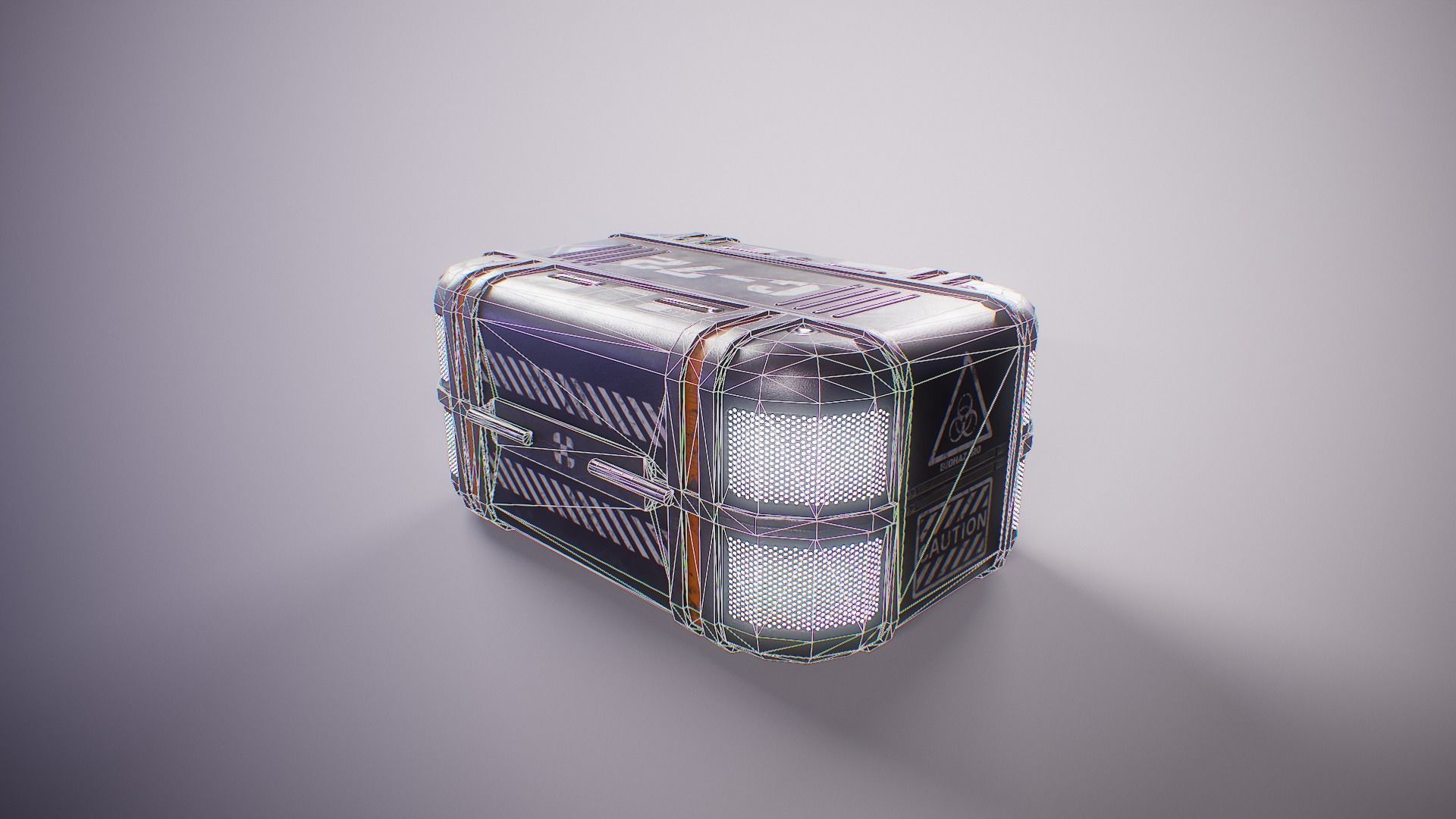3D model PBR SciFi Portable Containment Unit VR / AR / low-poly | CGTrader