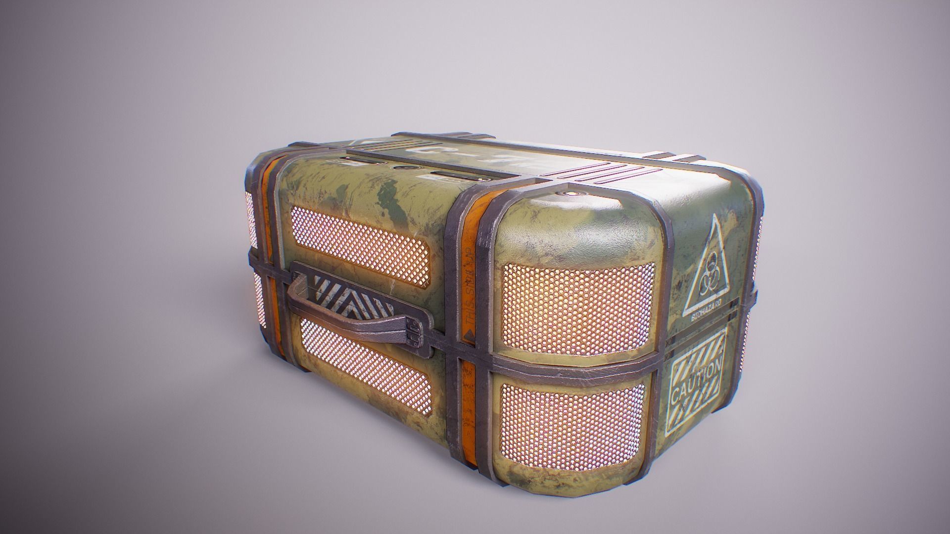 3D model PBR SciFi Portable Containment Unit VR / AR / low-poly | CGTrader