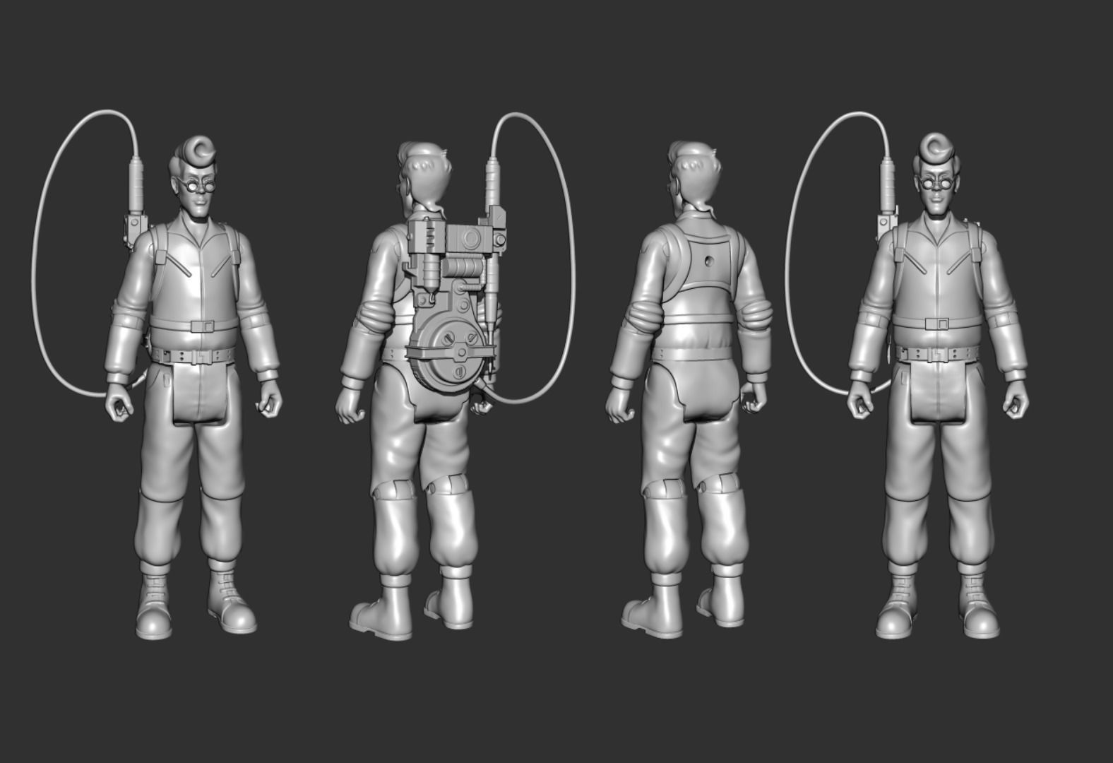 EGON SPENGLER THE REAL GHOSTBUSTERS 3D model 3D printable | CGTrader