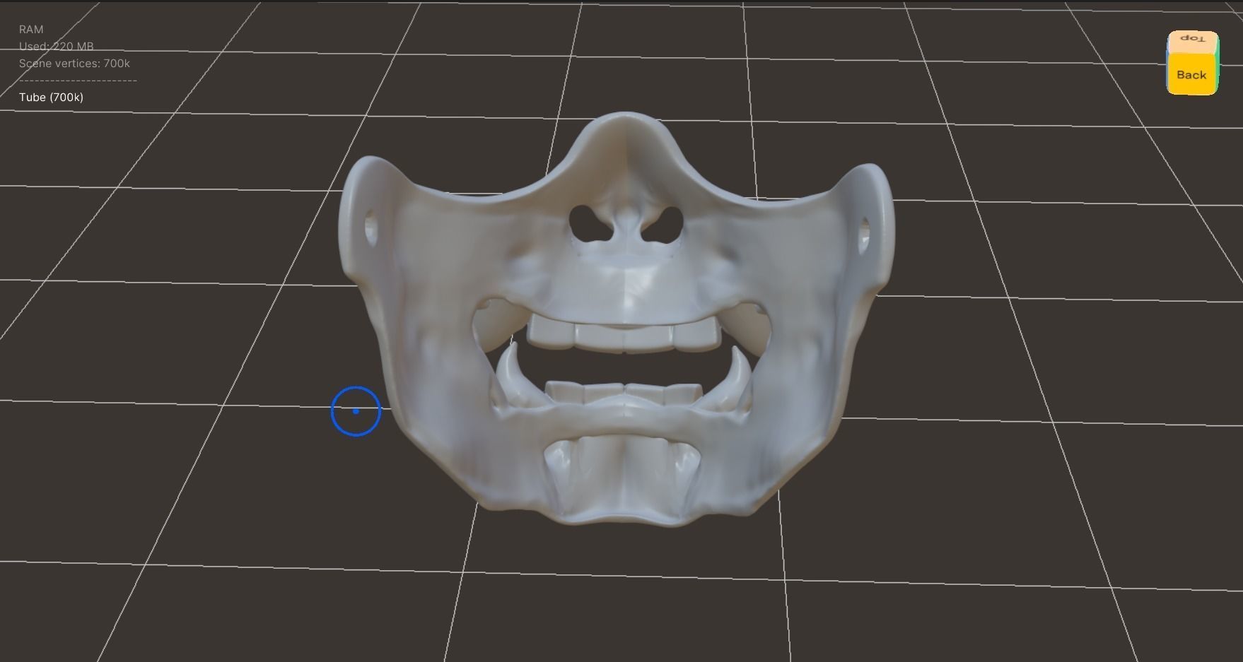 Oni Mask 3D model 3D printable | CGTrader
