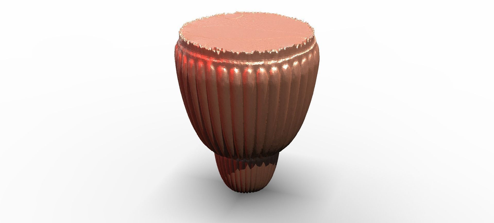 Baroque Shell Statue base 4 3D model | CGTrader