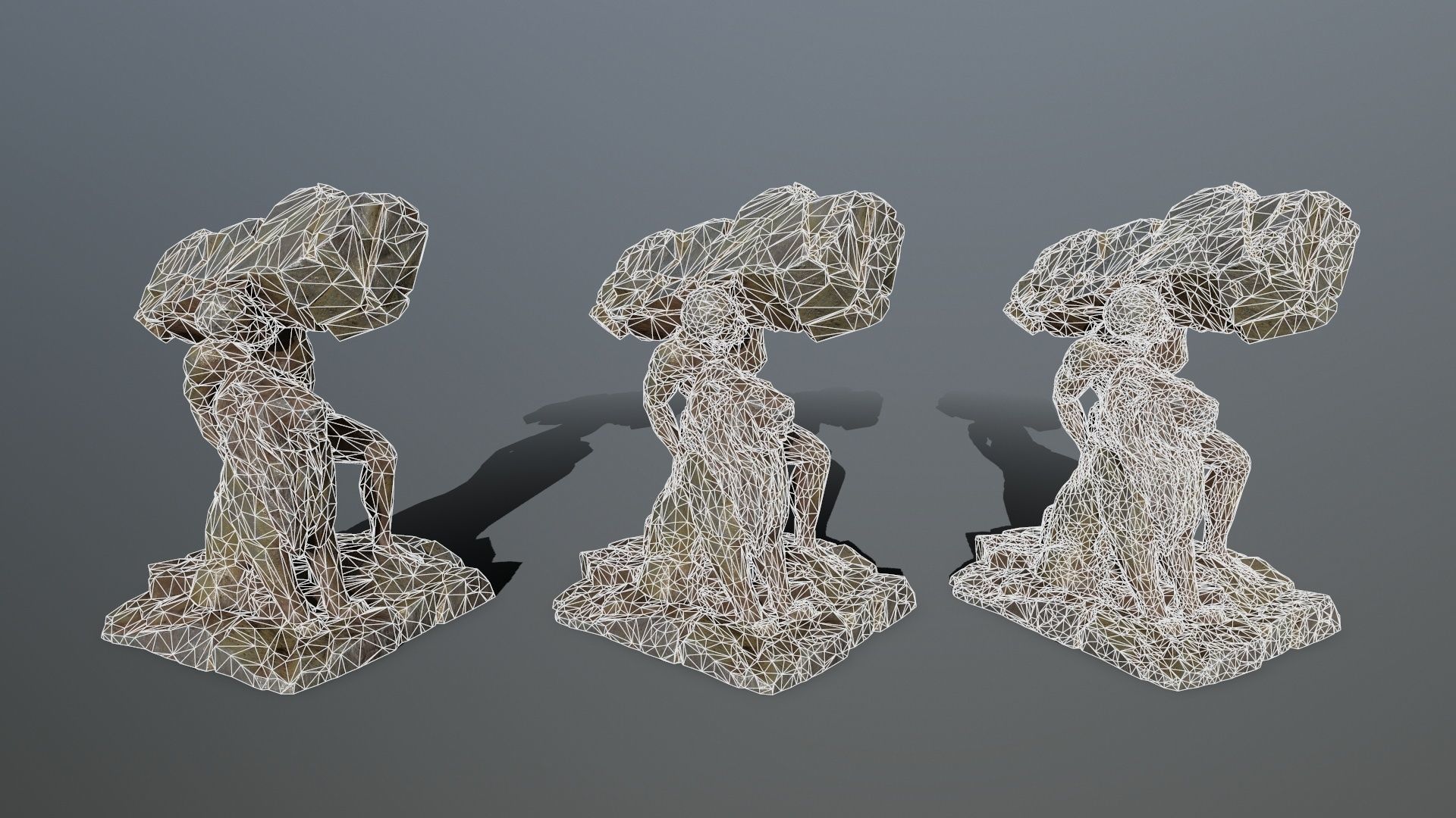 3D model Hercules and Lion VR / AR / low-poly | CGTrader