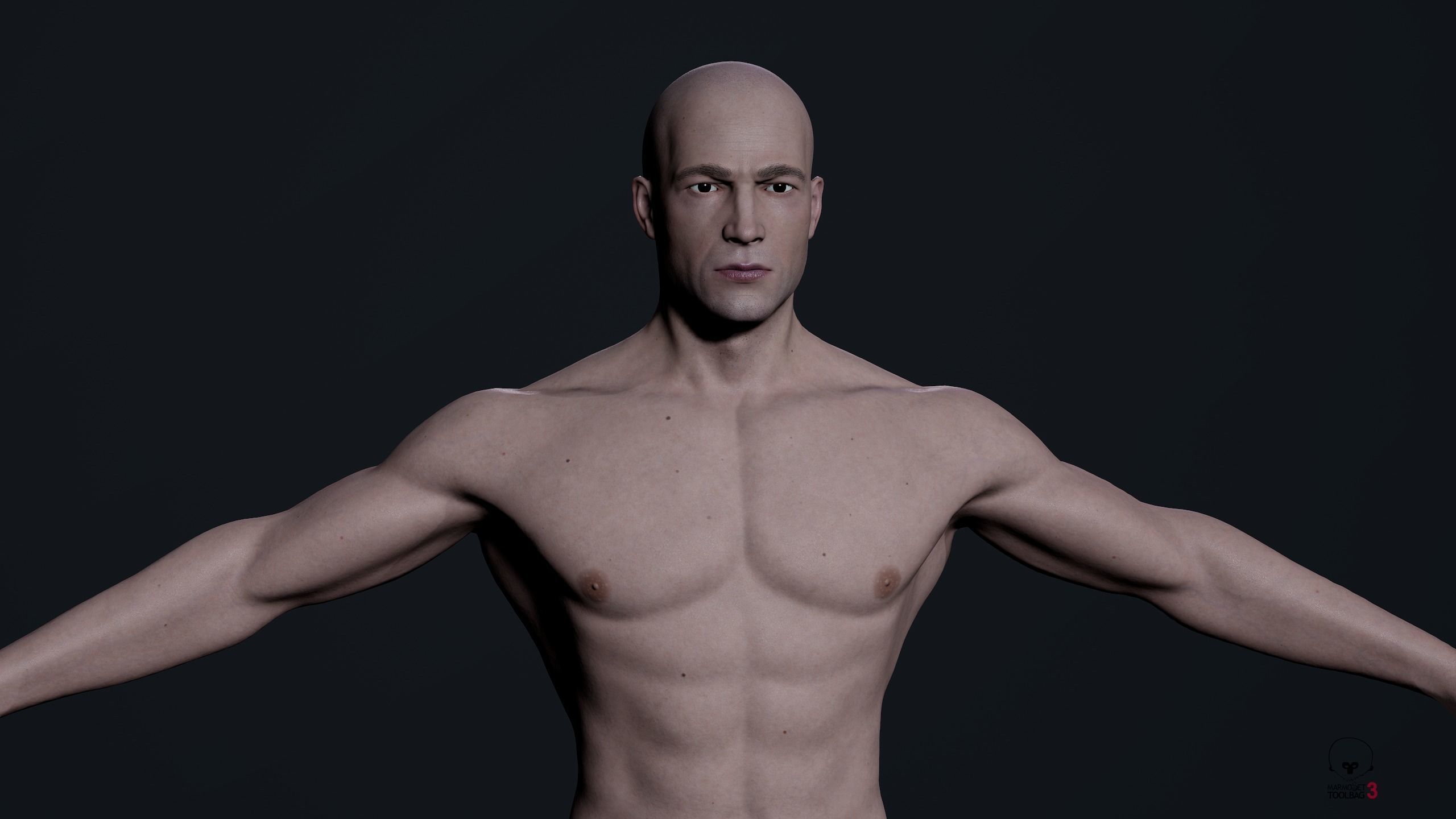 3D model Male Body 01 VR / AR / low-poly | CGTrader