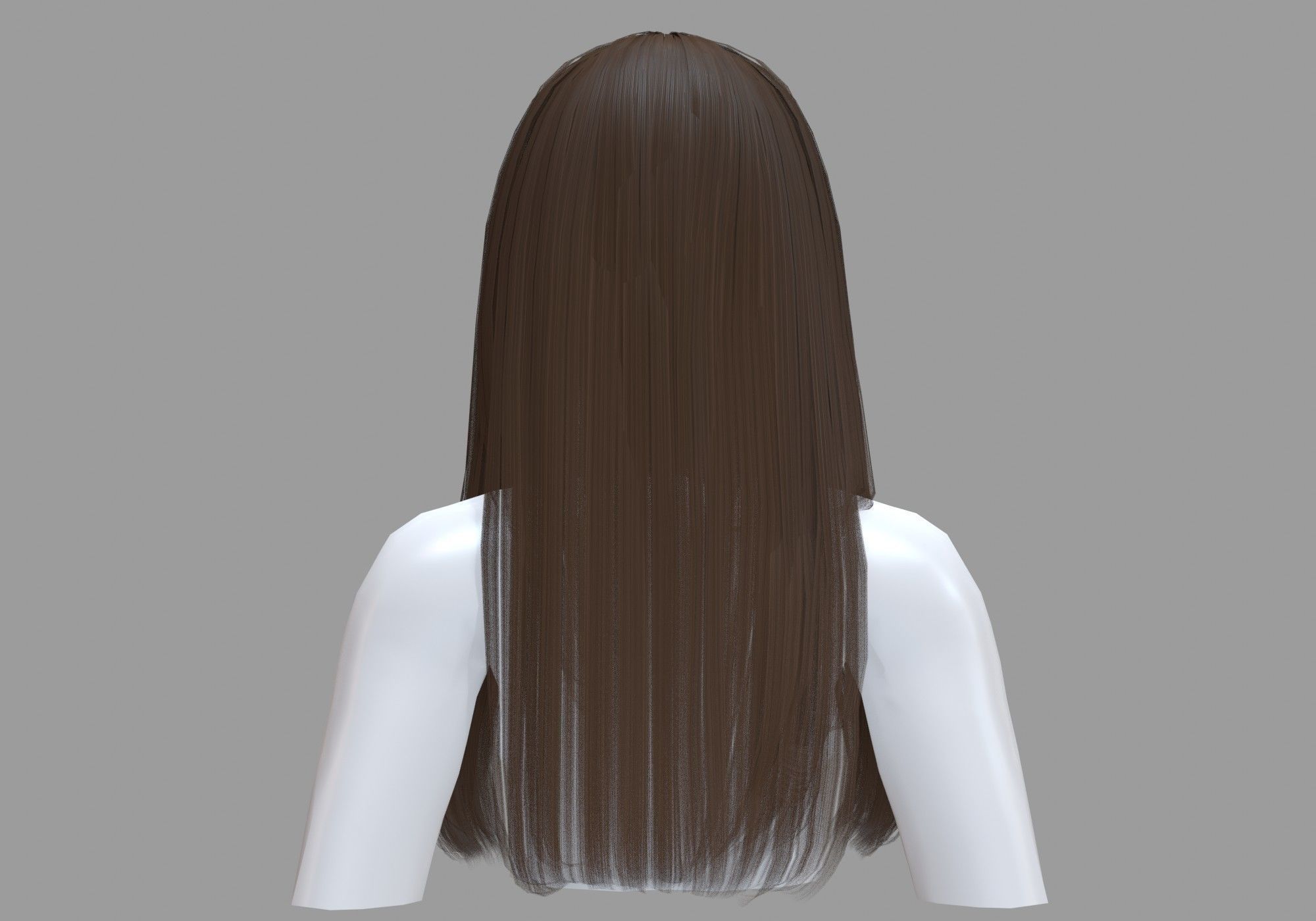 Basic Female Hairstyle V26998 3D model | CGTrader