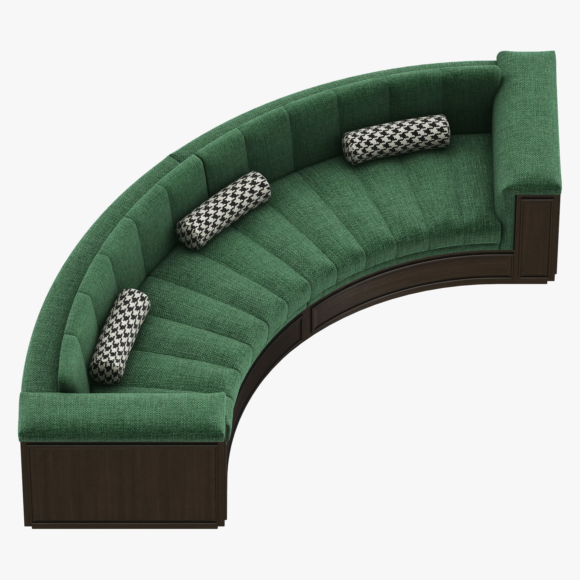 Quarter Round Seating 3D model | CGTrader