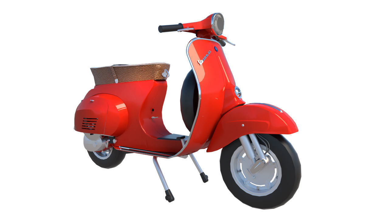 Vespa Primavera Piaggio retro classic vehicle 3D model | CGTrader
