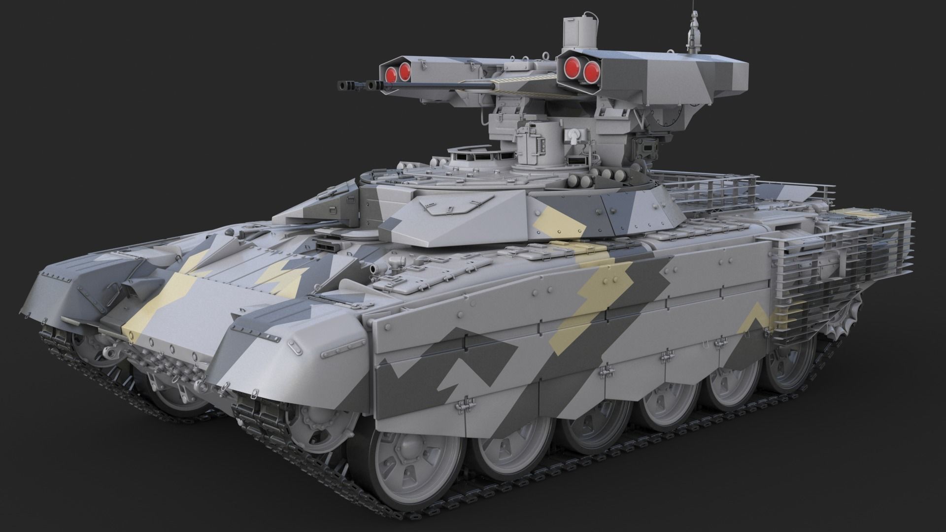 Tank Terminator BMPT 72 3D model | CGTrader