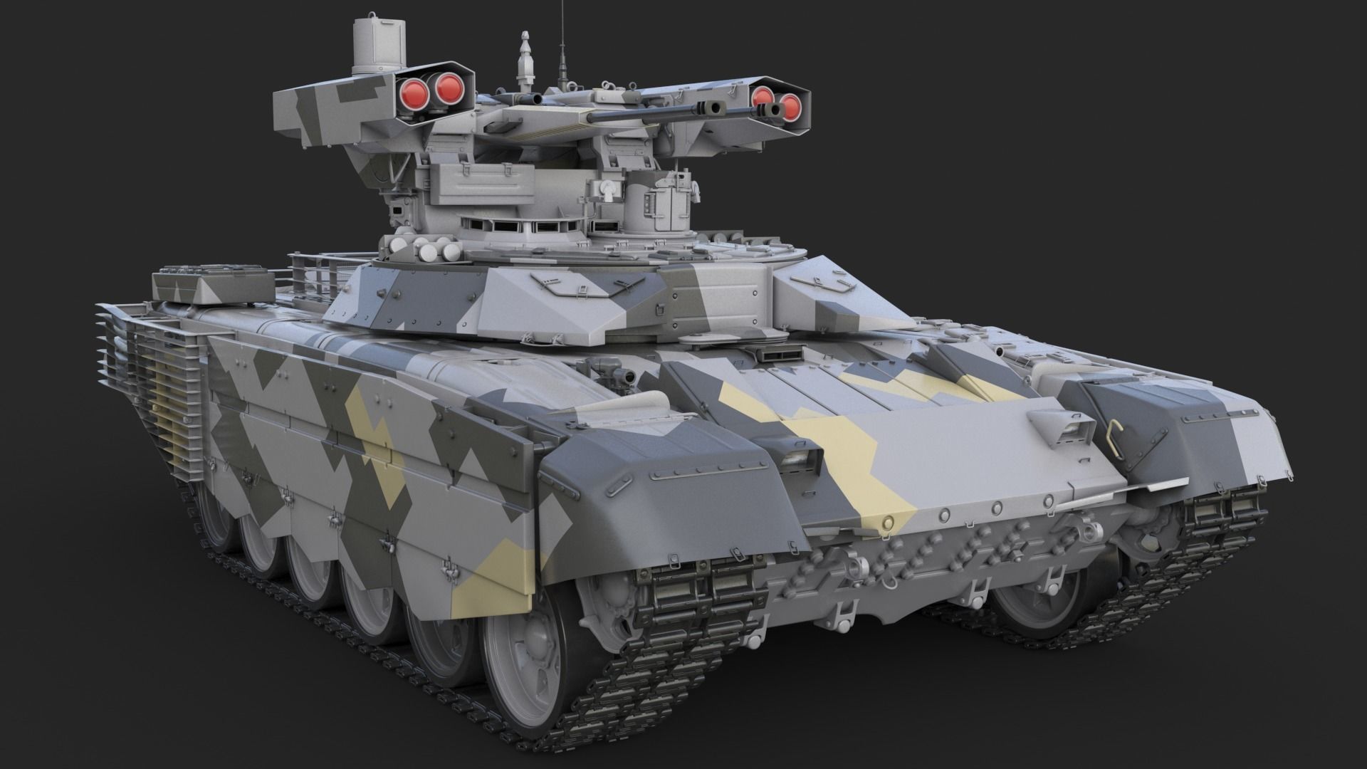 Tank Terminator BMPT 72 3D model | CGTrader